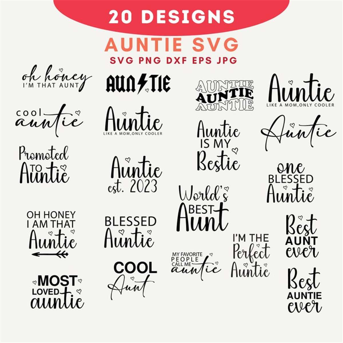 Auntie svg, Aunt svg, Auntie gift svg, Auntie life svg, Aunt - Inspire ...