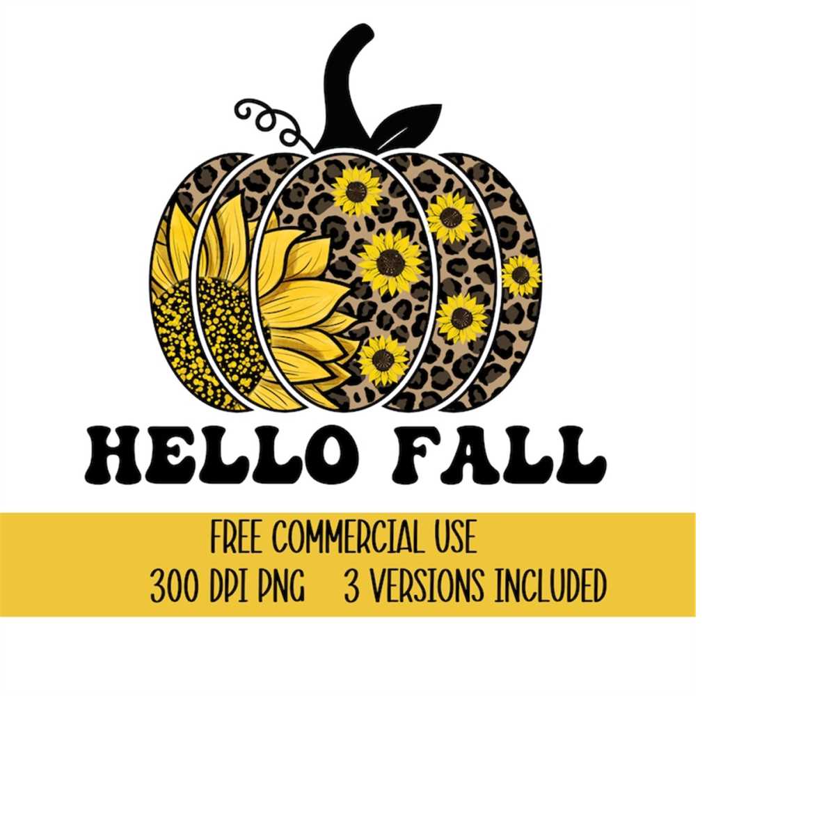 Hello Fall Png, FREE COMMERCIAL USE, It's Fall Y'all, Leopar - Inspire ...