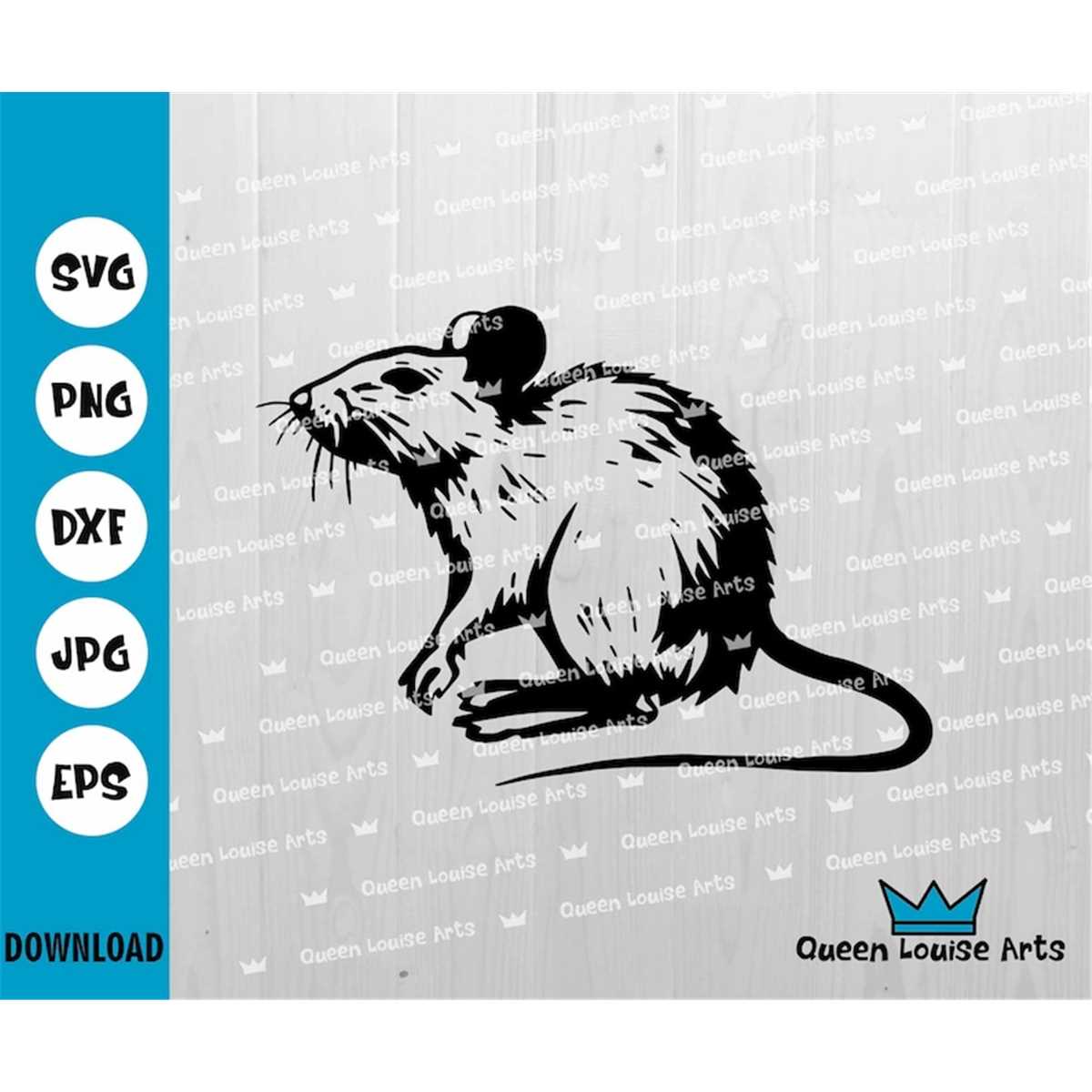 Rat SVG, Rat Clipart, Rat Cut File, Rat Silhouette, Animal C | Inspire ...