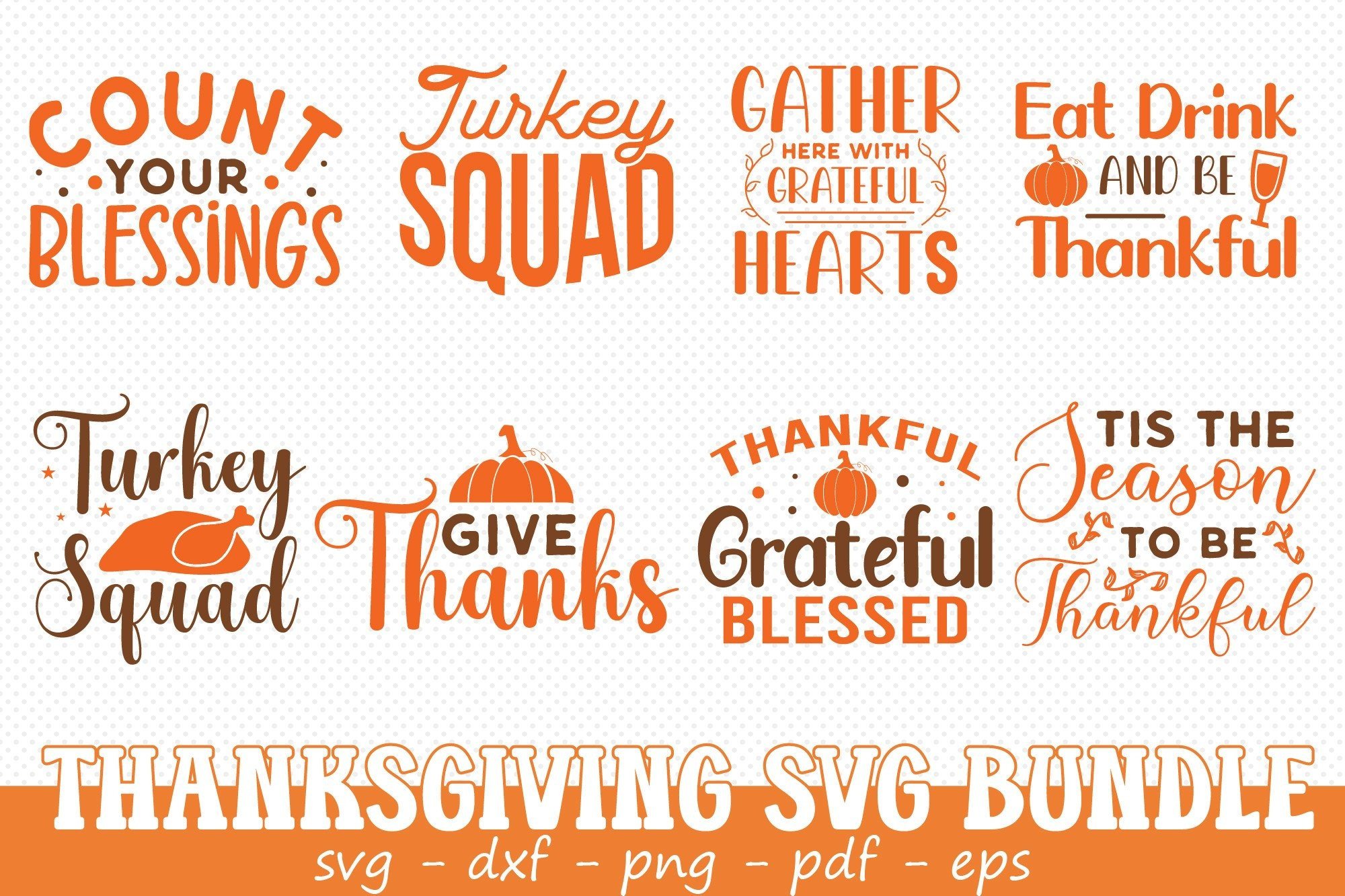 Thanksgiving SVG Bundle - Funny Thanksgiving SVG for Cricut | Inspire ...