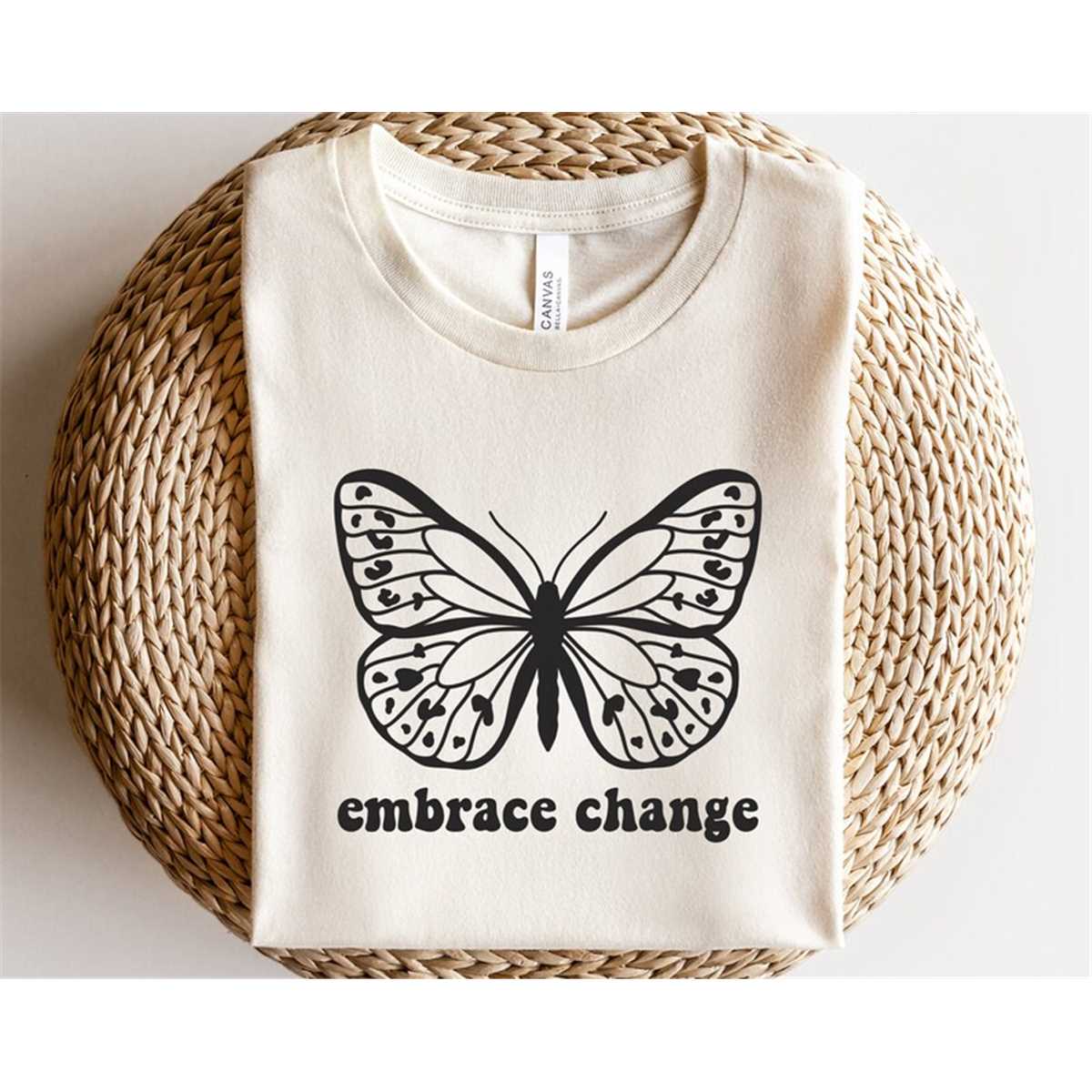 Embrace change svg, Butterfly outline svg, Inspirational shi | Inspire ...