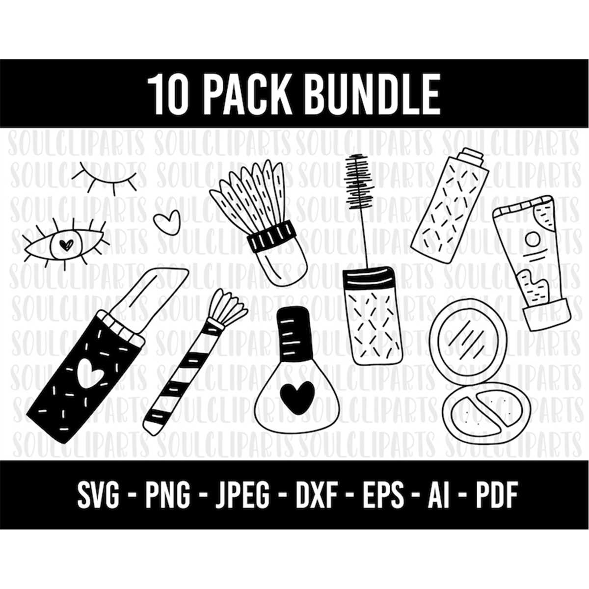 COD747- Nail art SVG bundle, Girl Hand svg, Nail art Cut fil | Inspire ...