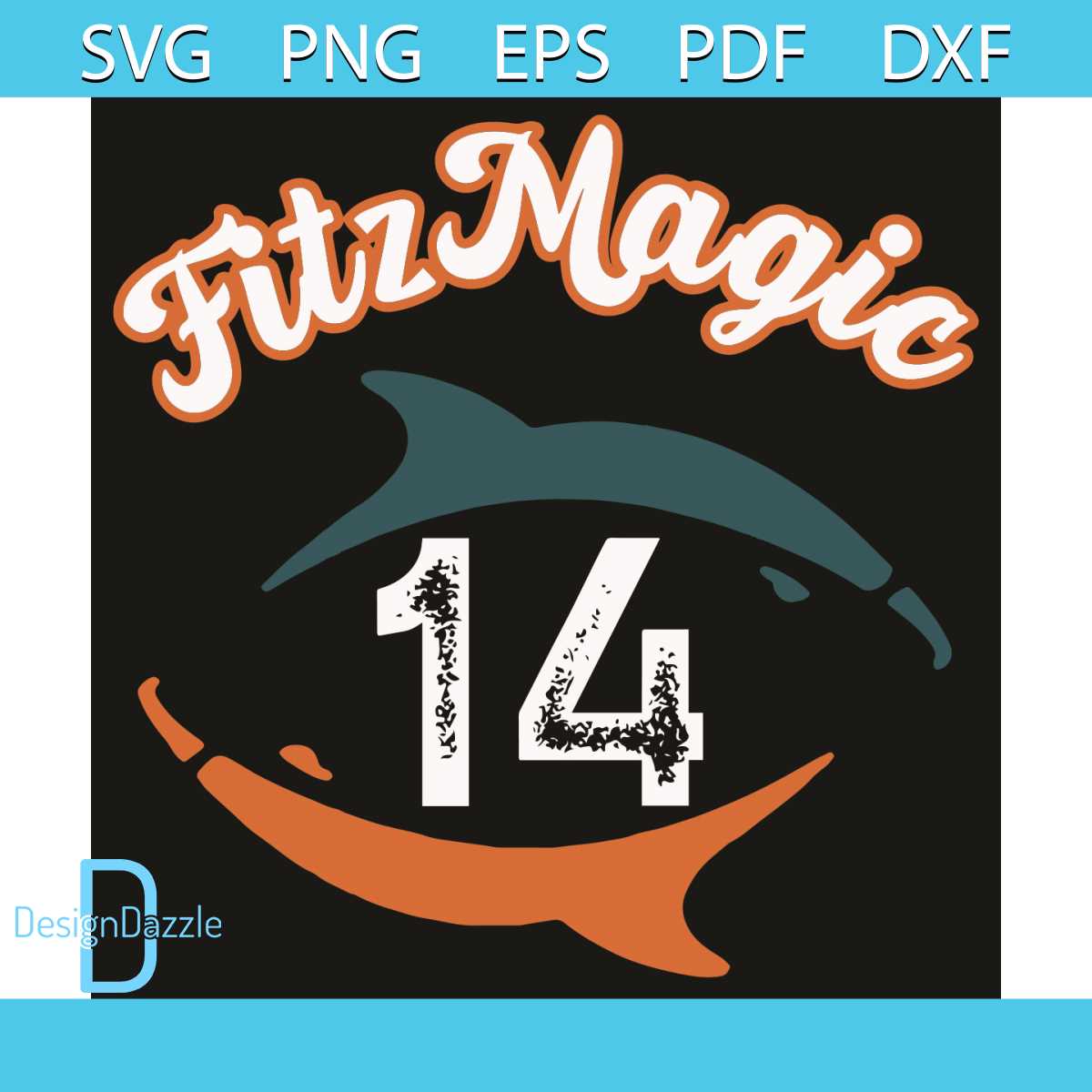 FitzMagic Svg, Sport Svg, Miami Dolphins Football Team Svg, | Inspire ...