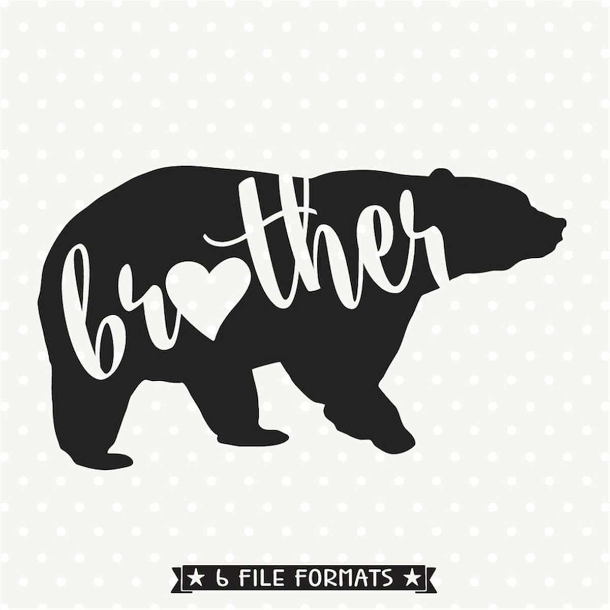 Bear Family SVG file, Brother Bear svg file, Bear dxf file, - Inspire ...