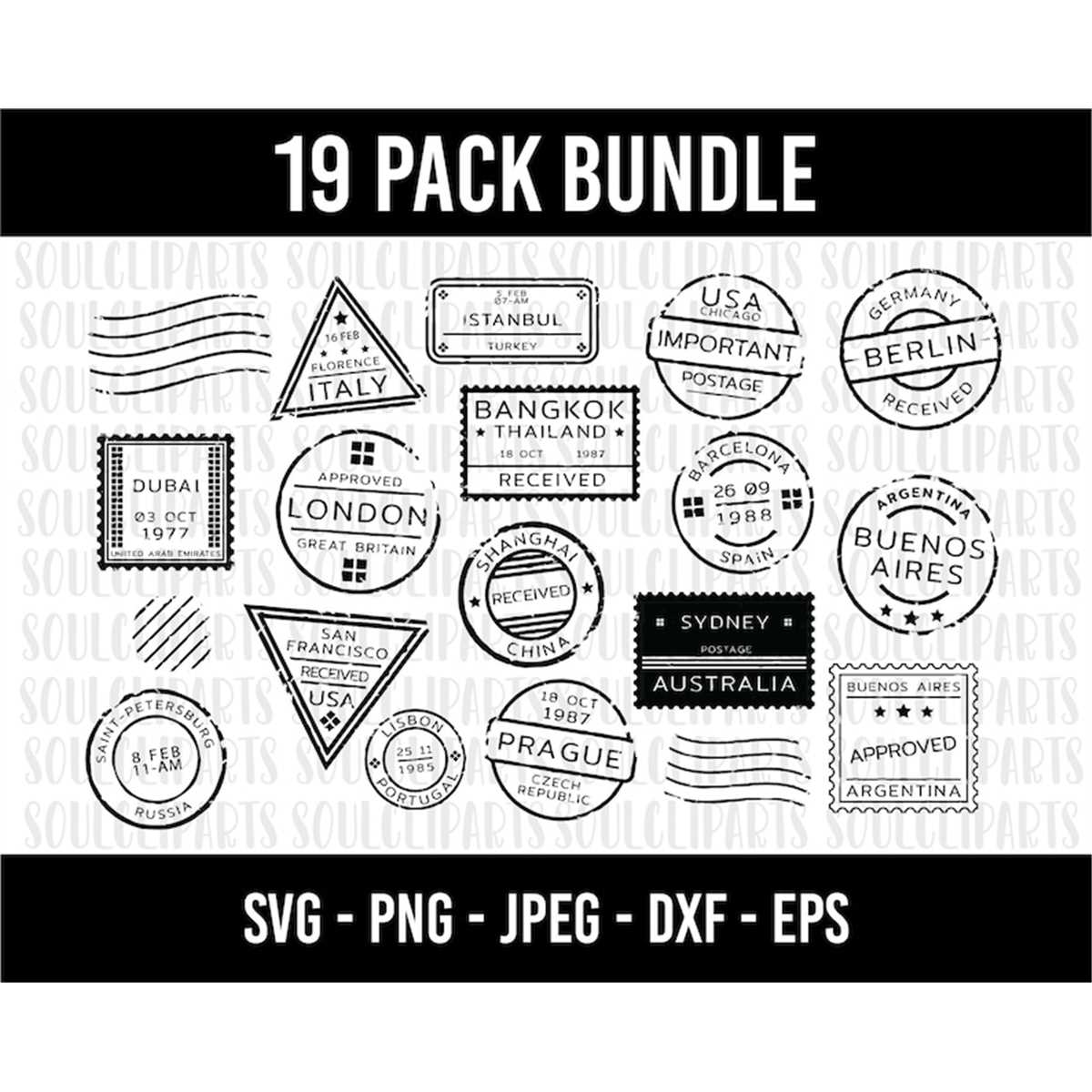 COD893- Travel Stamp svg, Stamp Svg Bundle, USA Stamps, All | Inspire ...