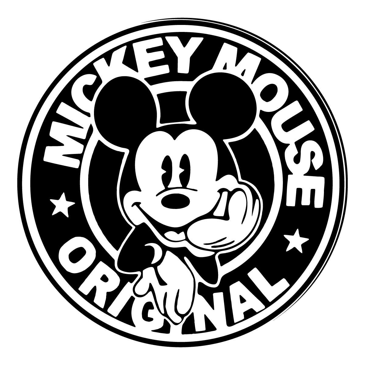Disney Mickey Mouse Coffee Logo SVG, Funny Mickey SVG | Inspire Uplift