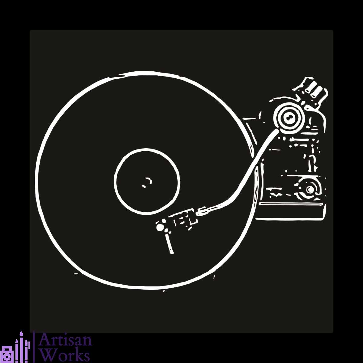 Record Player Sketch Drawing Svg, Trending Svg, Record Playe | Inspire ...