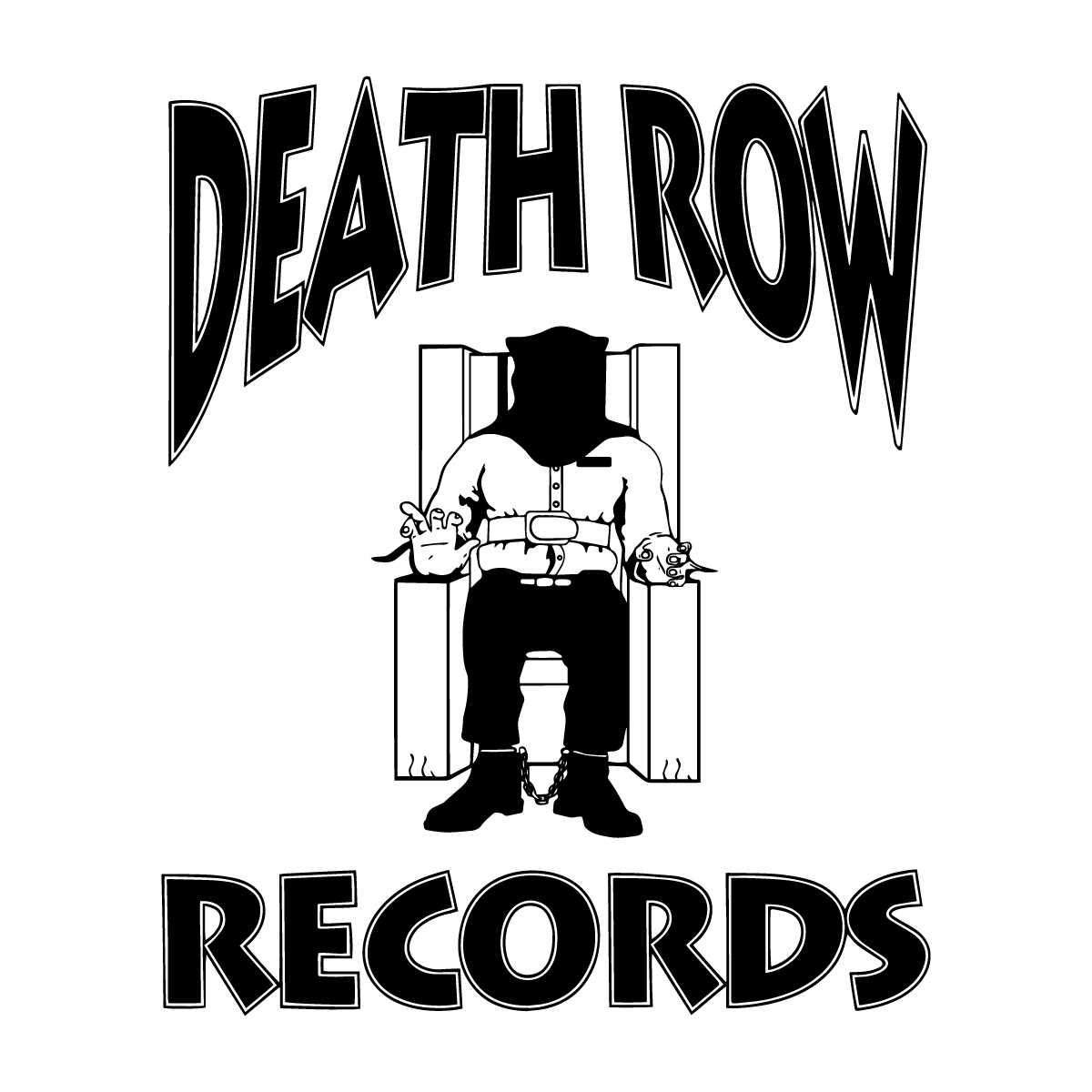 Death Row Records Gangsta Rap Logo SVG - Inspire Uplift