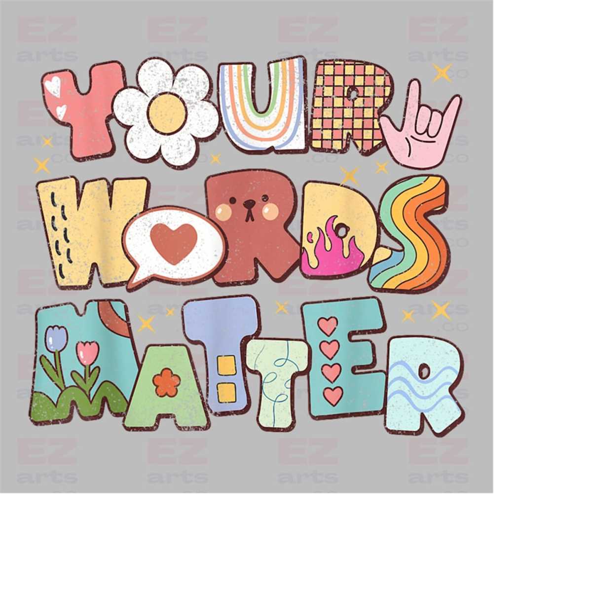 Your Words Matter Png, AAC SPED Teacher Inclusion Png, Neuro | Inspire ...