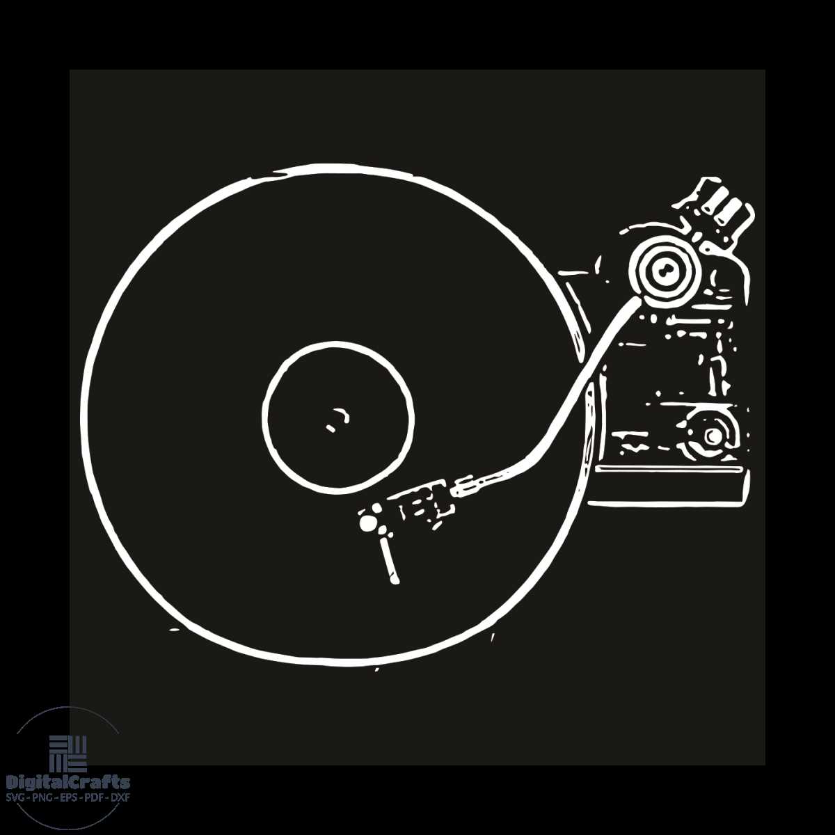Record Player Sketch Drawing Svg, Trending Svg, Record Playe | Inspire ...