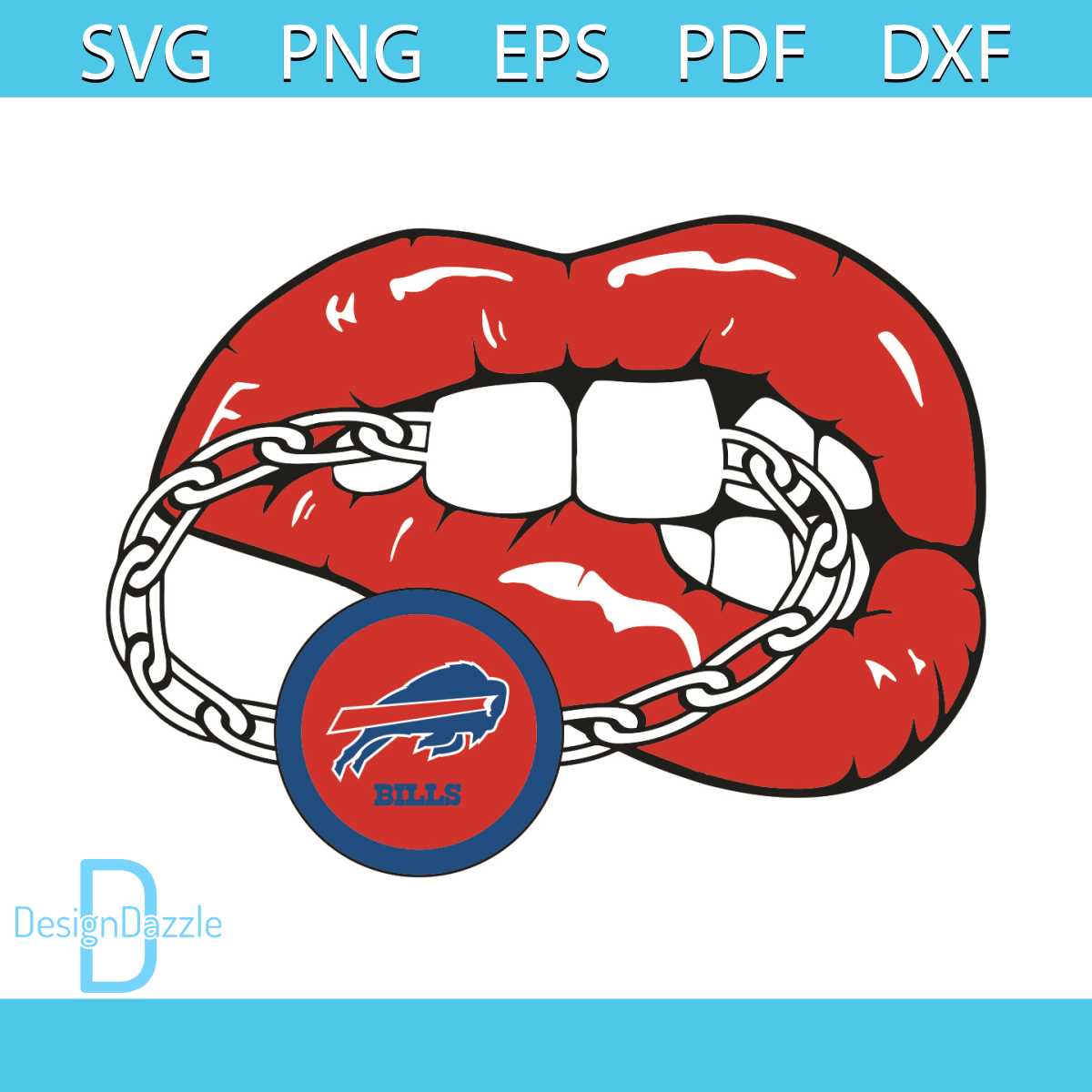 Lips Buffalo Bills Football Team Svg, Sport Svg, Buffalo Bil | Inspire ...