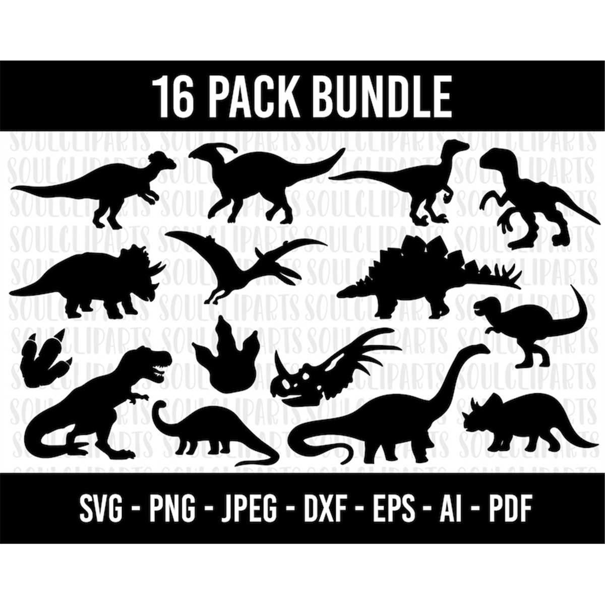 COD105-Dinosaur svg bundle/dinosaur clipart png/dinosaur sil | Inspire ...