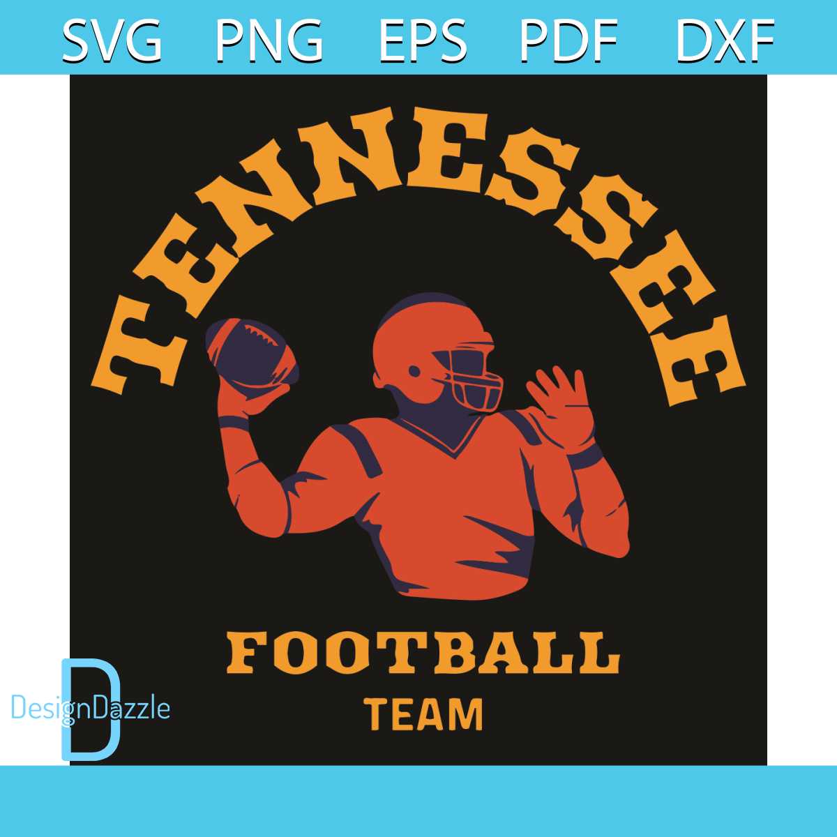 Tennessee Football Team Svg, Sport Svg, Tennessee Football S | Inspire ...