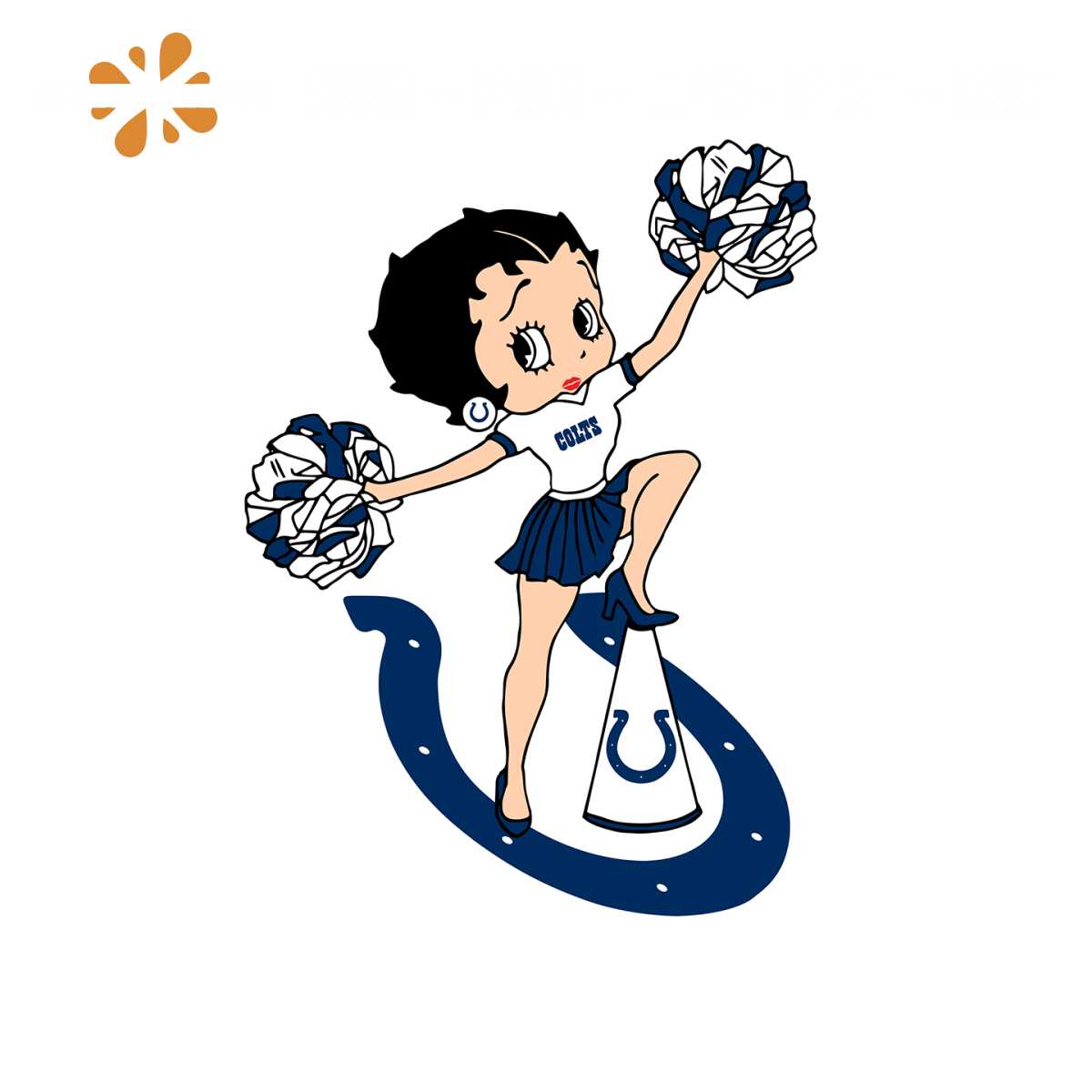 Cheer Betty Boop Indianapolis Colts Svg, Sport Svg, Indianap | Inspire ...