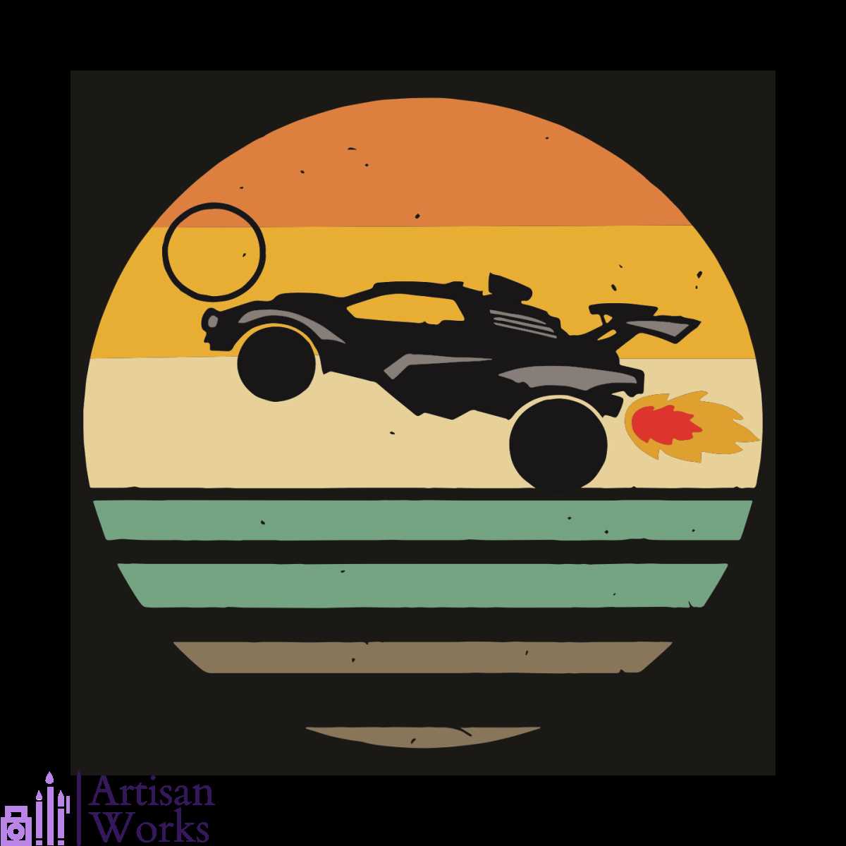 Octane Rocket Soccer Retro Sunset Svg, Trending Svg, Octane | Inspire ...