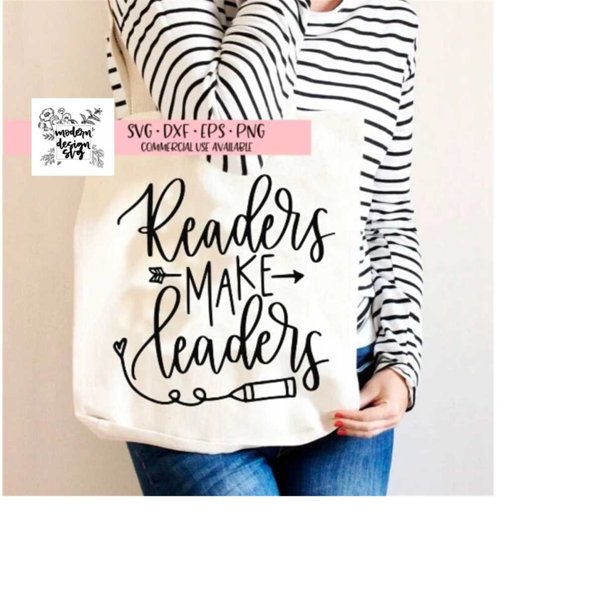 Readers Make Leaders Read Across America Teacher SVG Cut Fil - Inspire ...