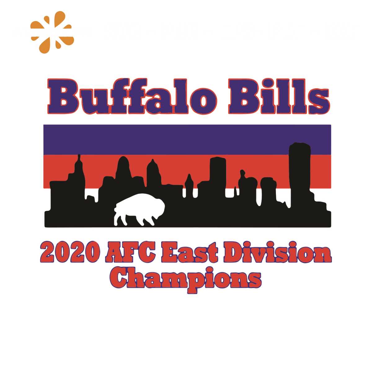 Buffalo Bills 2020 AFC East Division Champions Svg, Sport Sv | Inspire ...