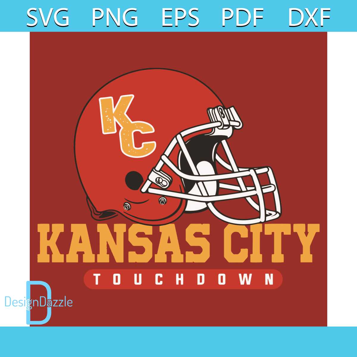 Kansas City Touchdown Svg, Sport Svg, Kansas City Chiefs Foo | Inspire ...