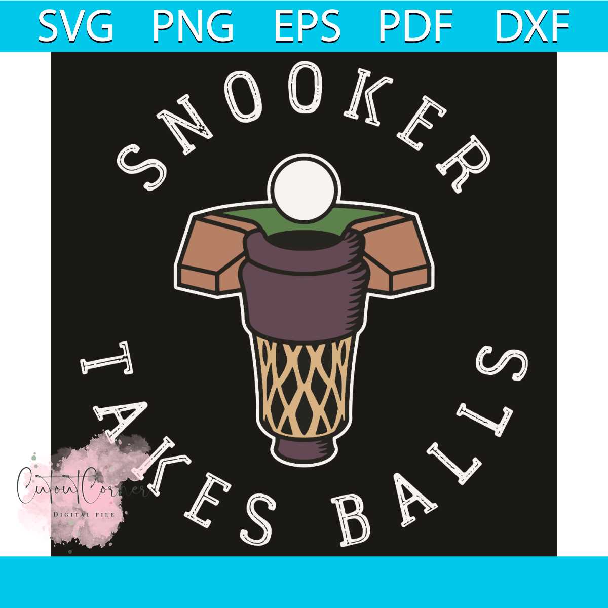 Snooker Takes Balls Svg, Sport Svg, Snooker Svg, Billiards S | Inspire ...