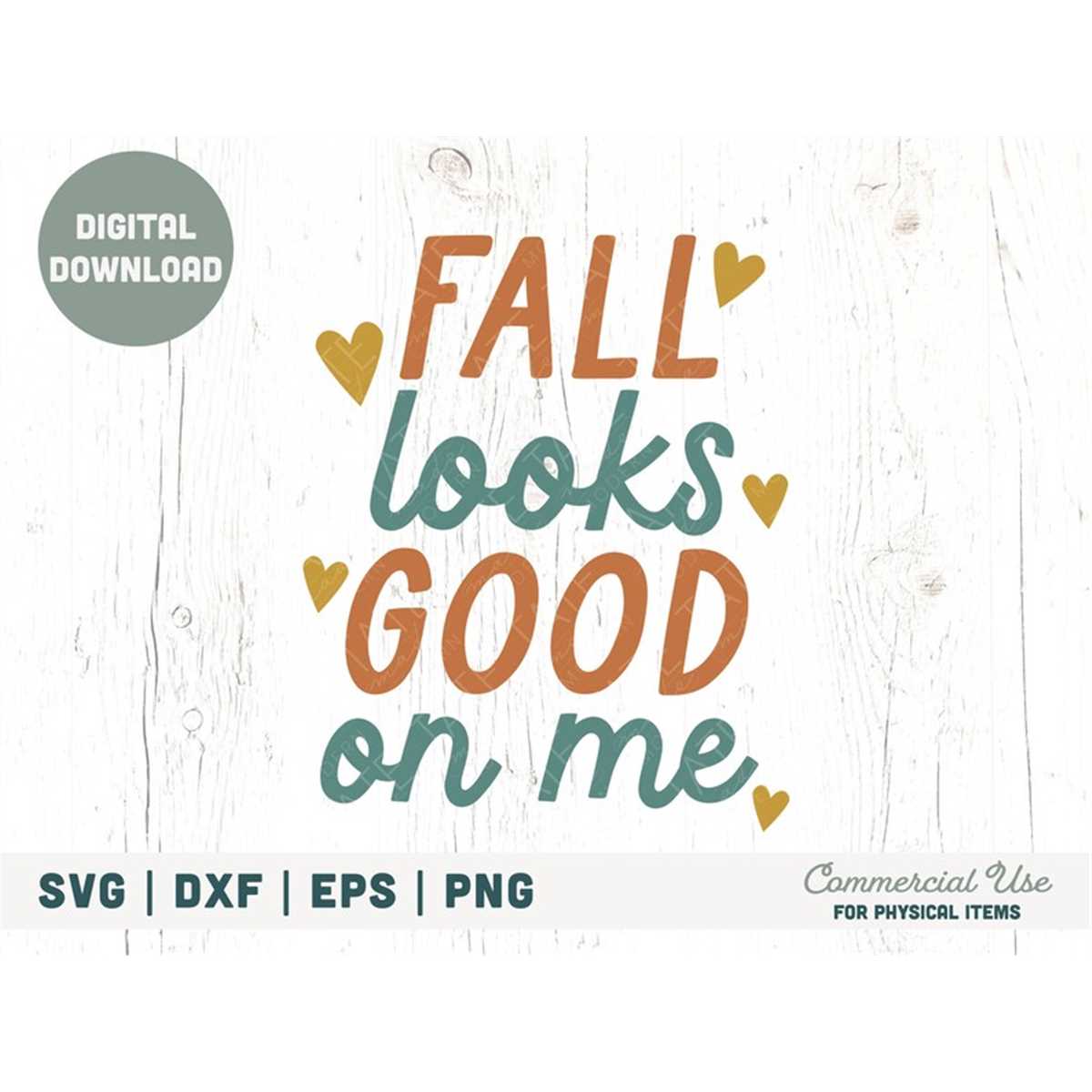 Fall looks good on me SVG cut file - Retro fall svg, autumn - Inspire ...