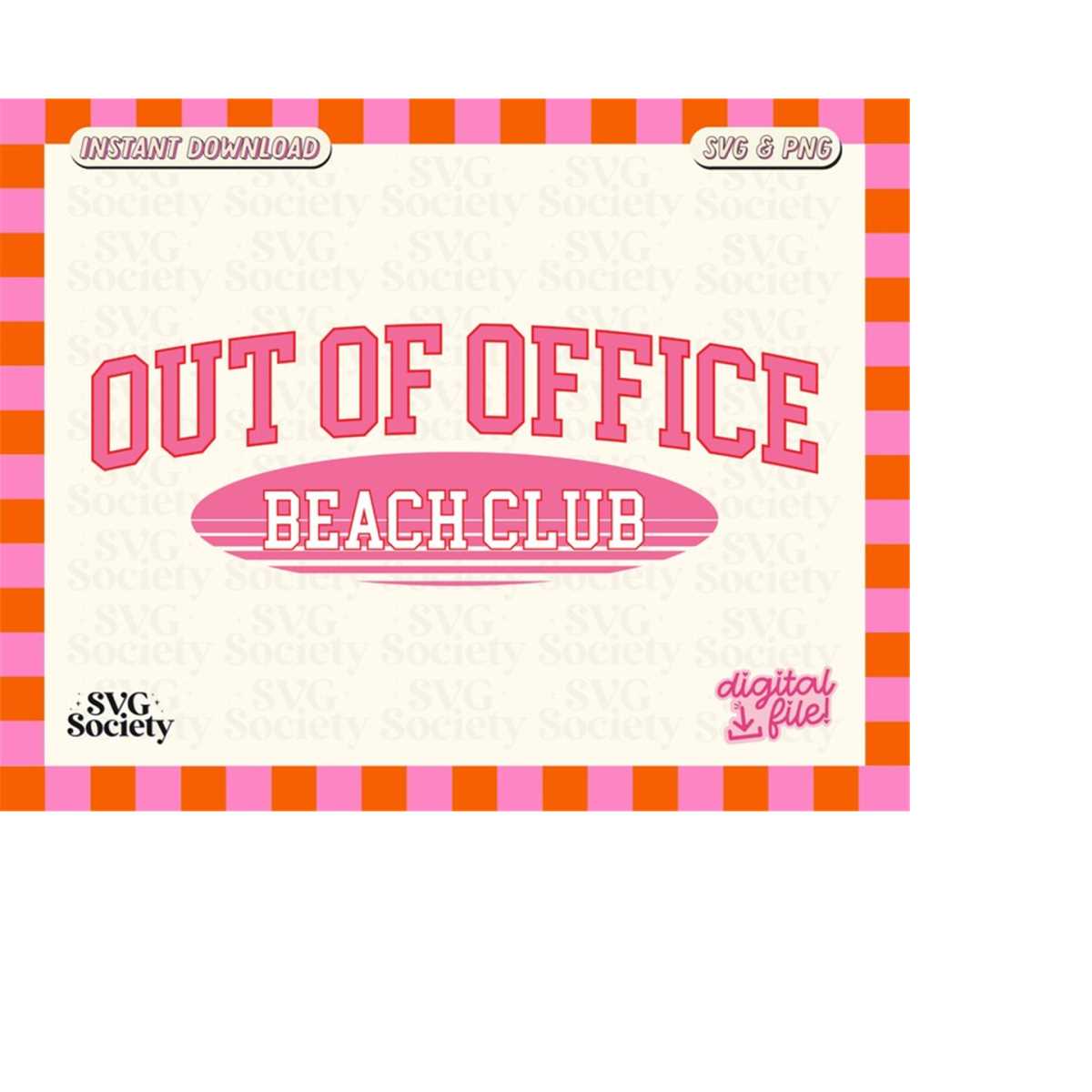 Out of Office Beach Club, Trendy and Cute Summer Aesthetic D | Inspire ...