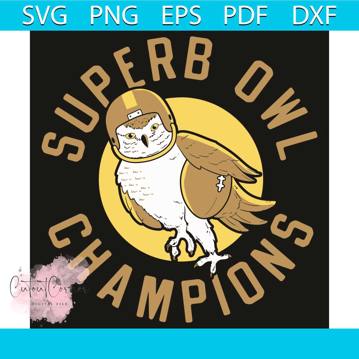 Superb Owl Champions Svg, Sport Svg, Super Bowl Svg, Footbal | Inspire ...