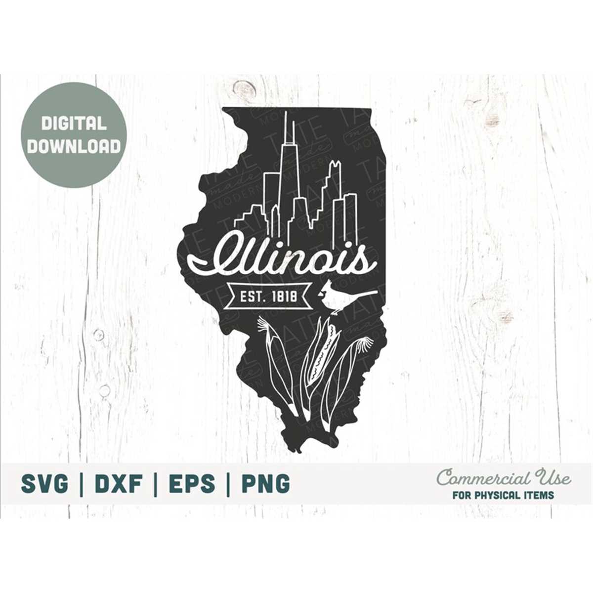 Vintage Illinois SVG cut file - Illinois home svg, Illinois | Inspire ...