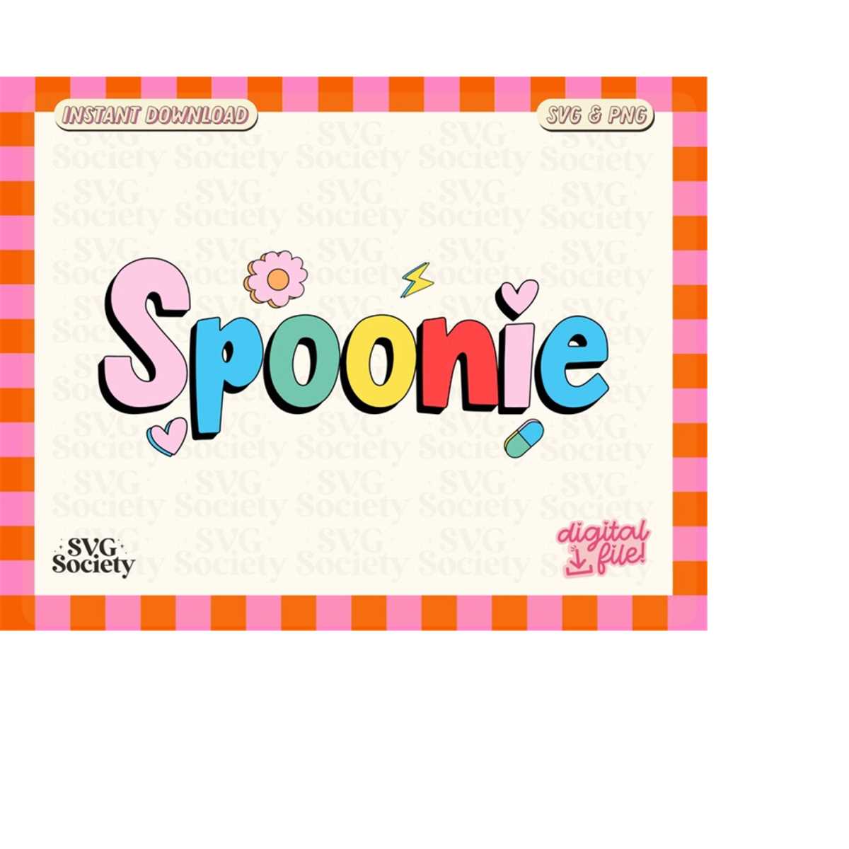 Spoon Theory, SVG, Strong Survivor, Spoonie, Chronic Pain SV - Inspire ...