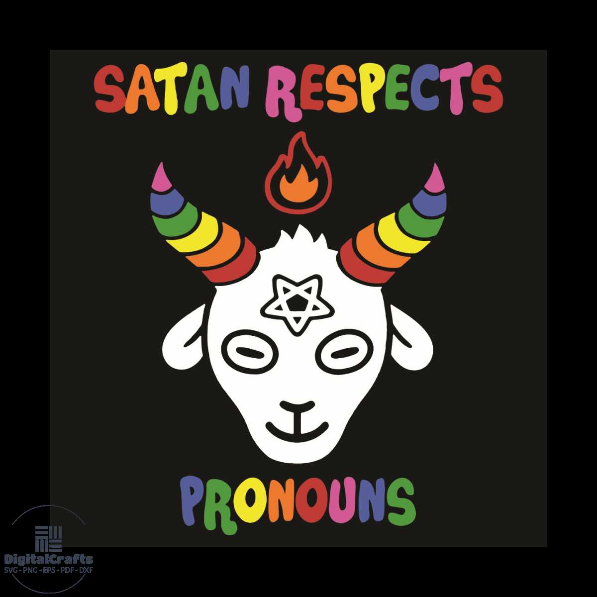 Satan Respects Pronouns Svg, Trending Svg, Satan Svg, Satani | Inspire ...