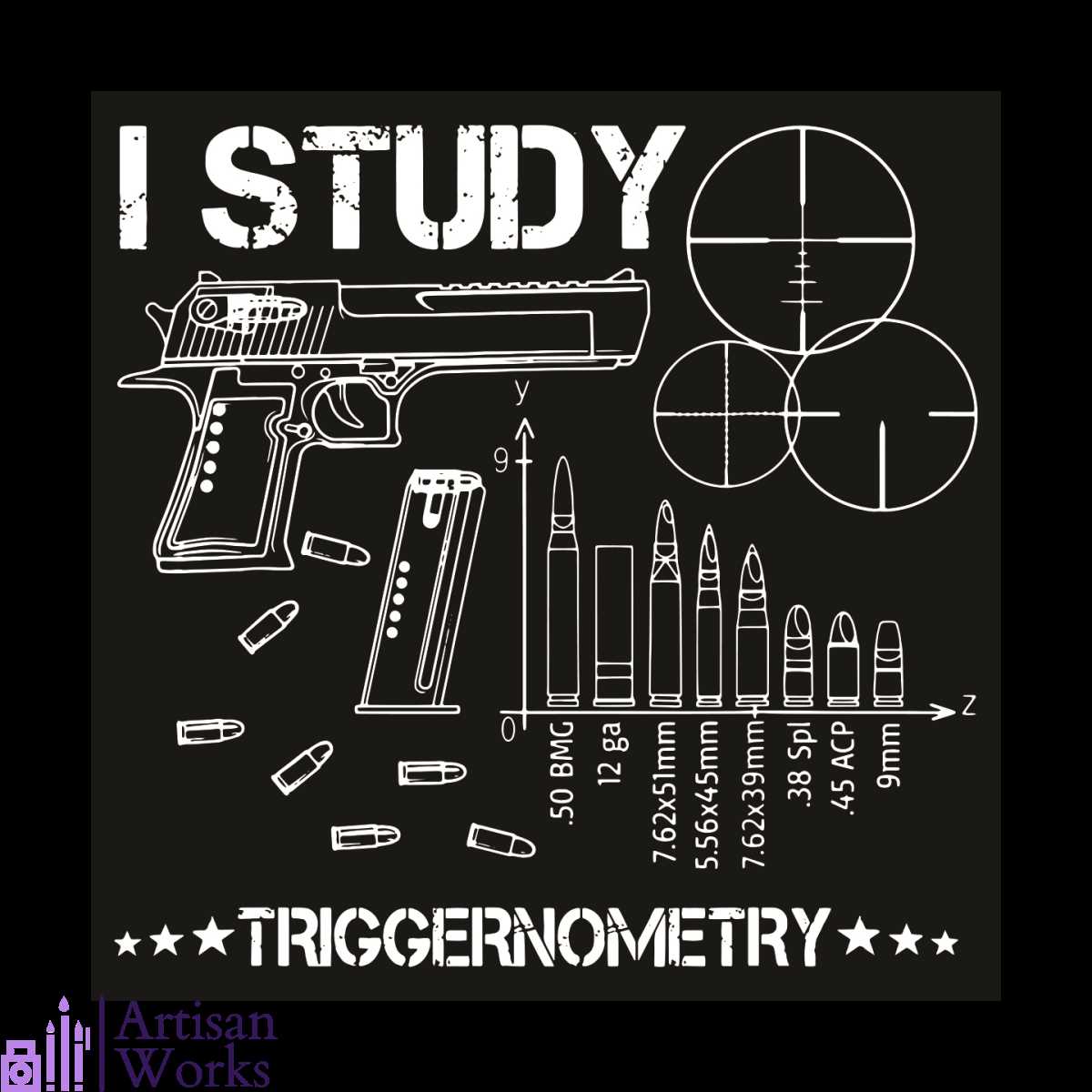 I Study Triggernometry Svg, Trending Svg, Guns Svg, Bullets | Inspire ...
