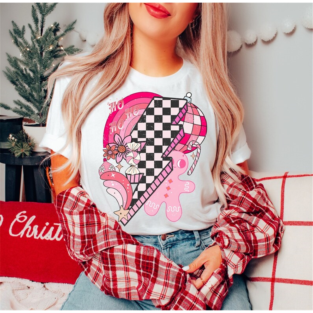 Retro Christmas png, Pink Christmas png, Pink Santa Claus pn - Inspire ...