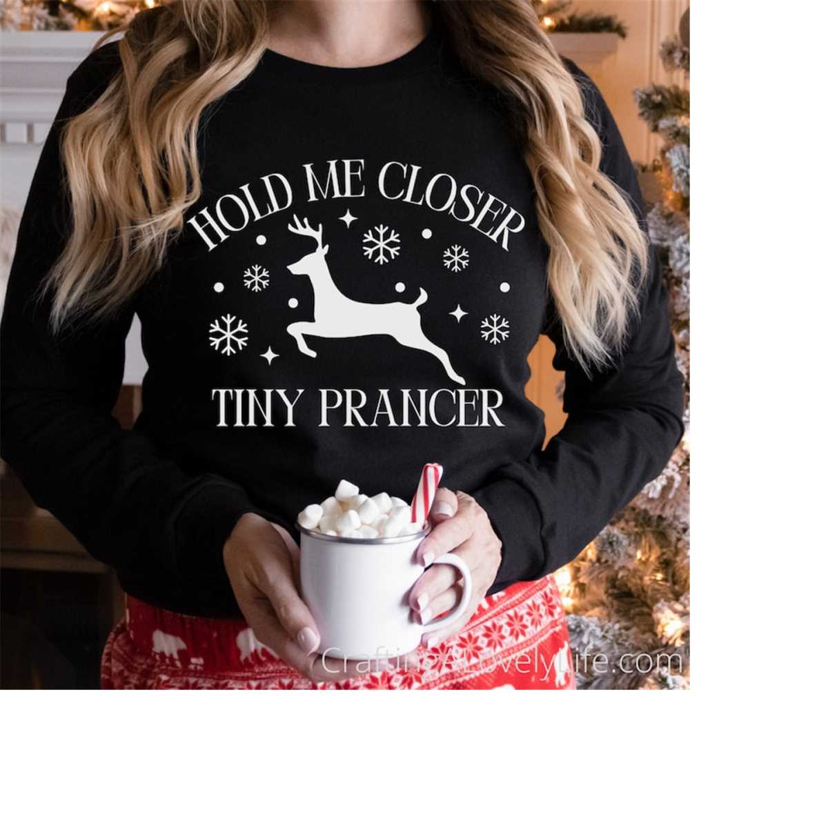 Hold me Closer Tiny Prancer svg, Funny Christmas svg, Christ - Inspire Uplift