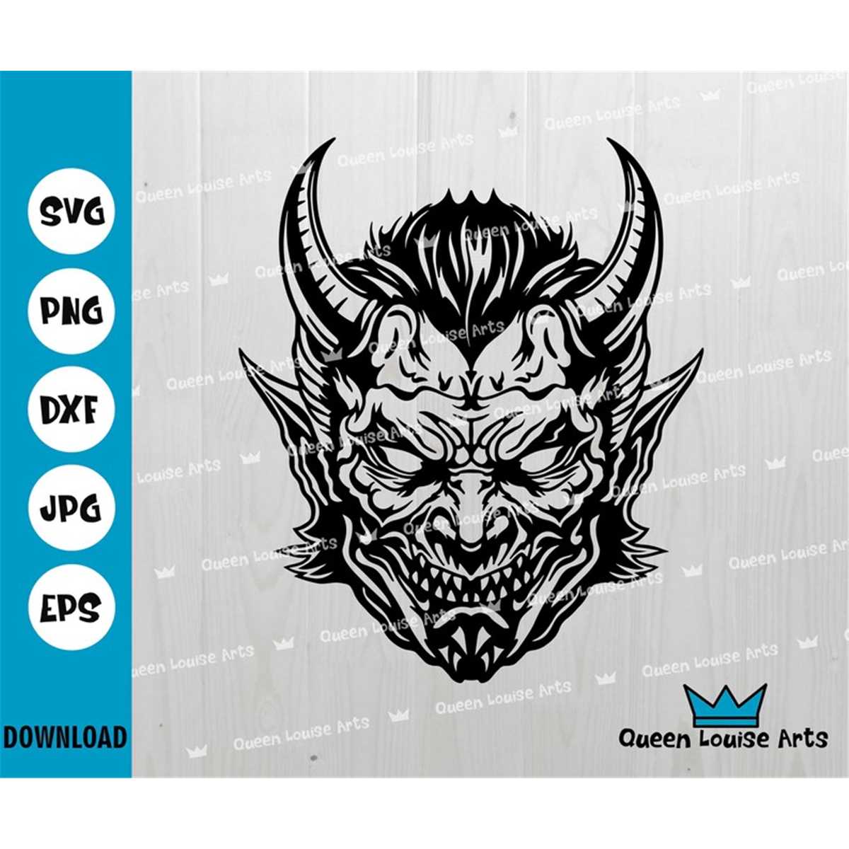 Devil Skull SVG,Evil Skeleton SVG,Scary Gothic Hell Demon De | Inspire ...