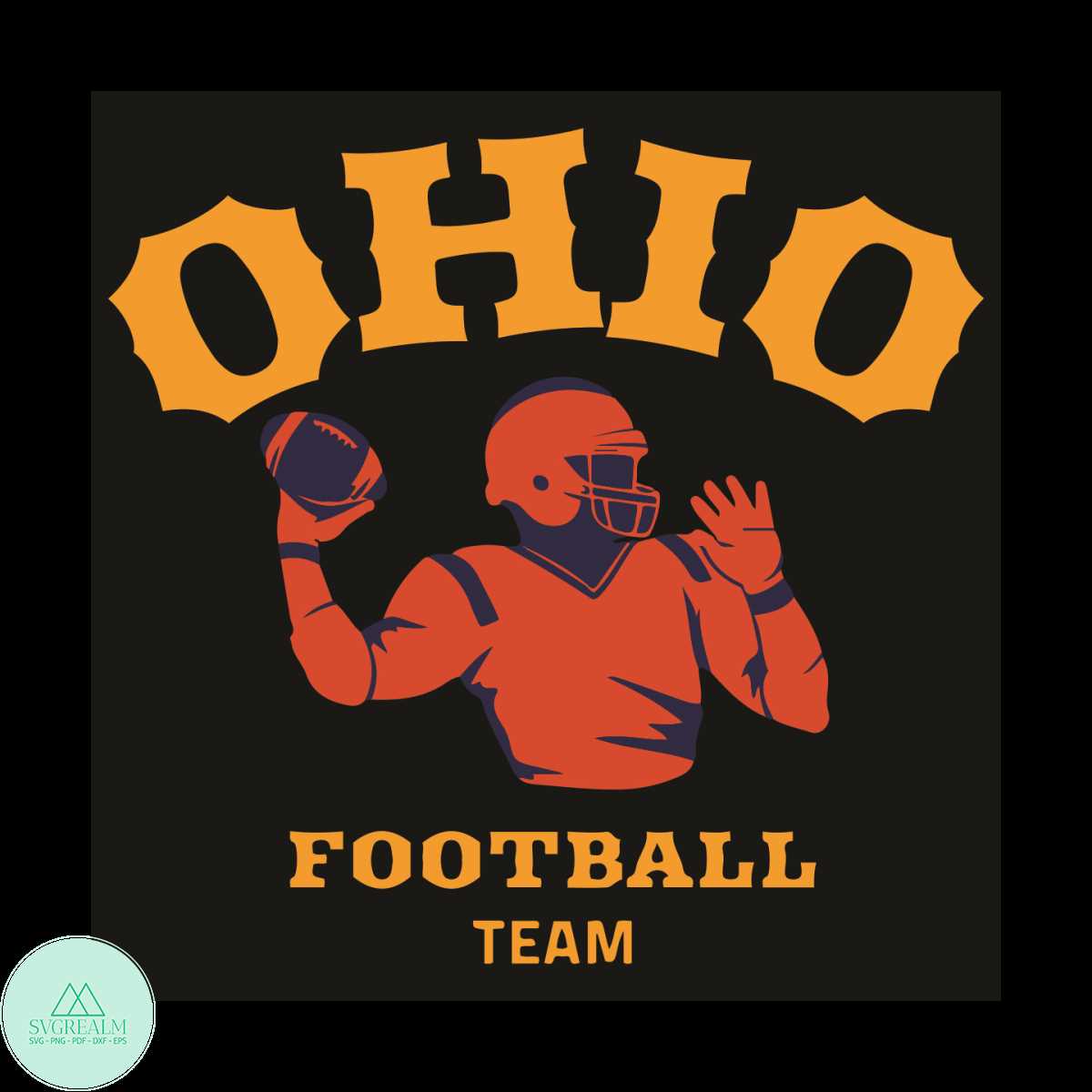 Ohio Football Team Svg, Sport Svg, Ohio Football Svg, Ohio F - Inspire ...