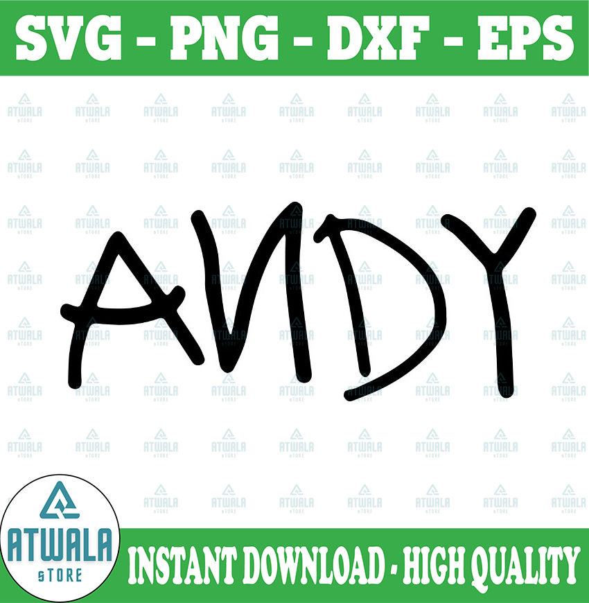 Andy svg, Toystory svg, Disney svg, Instant Download, Andy f | Inspire ...