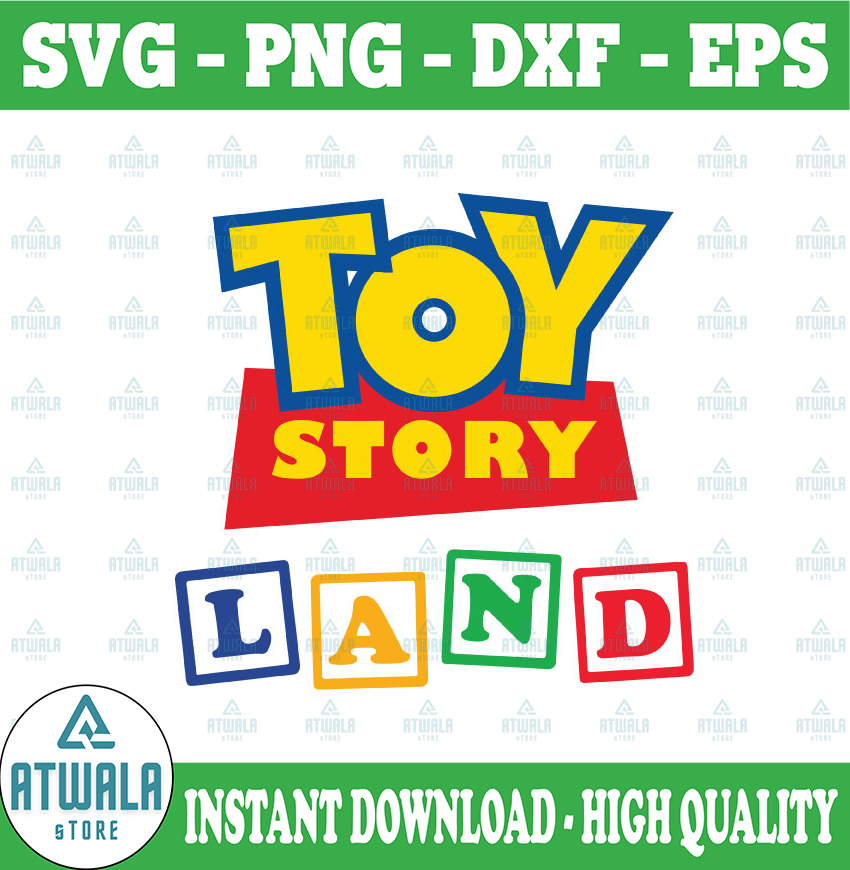 Toy Story Land svg, png, dxf, Toy Story svg, png, dxf, Toy S | Inspire ...