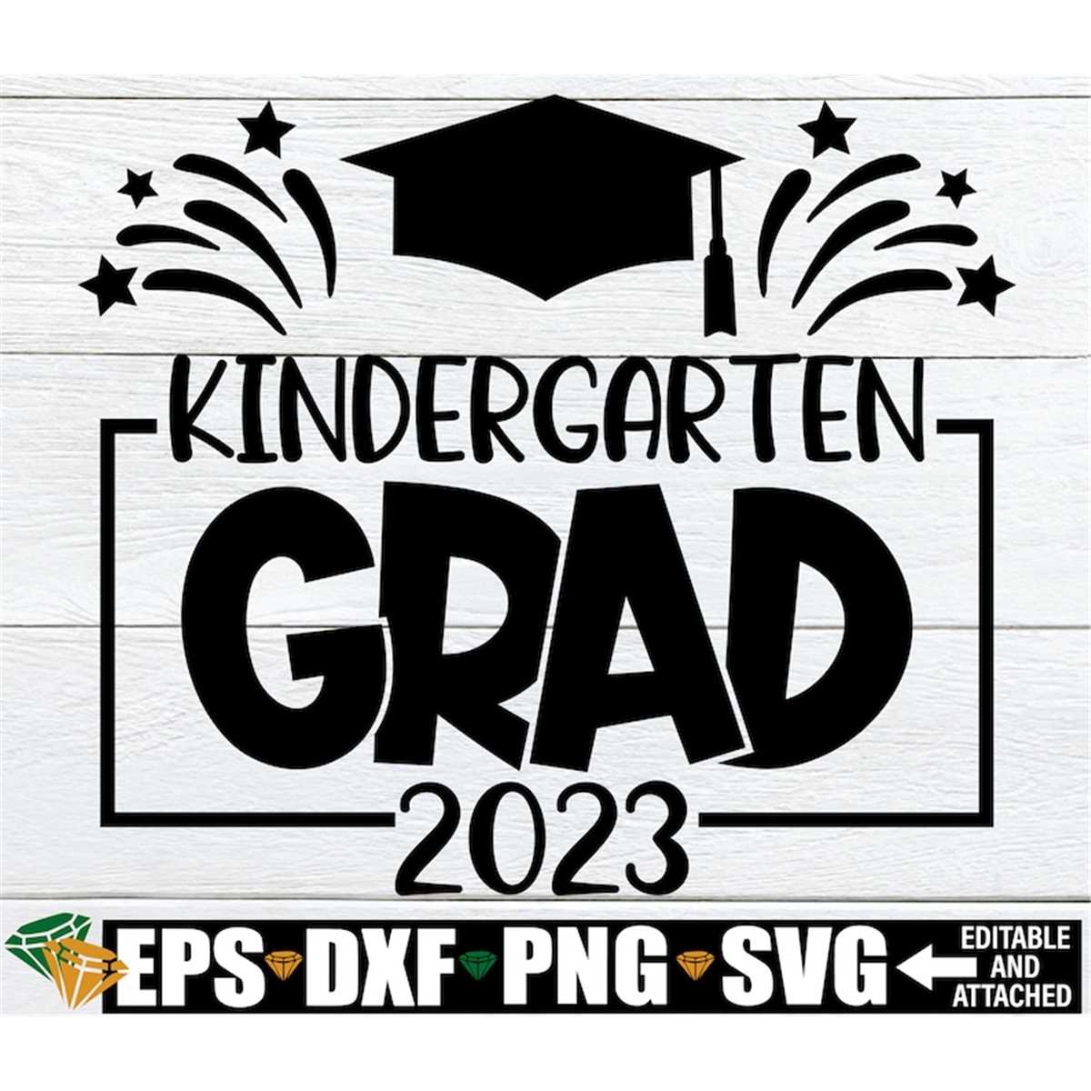 Kindergarten Grad, Kindergarten Graduation svg, Graduation F - Inspire ...