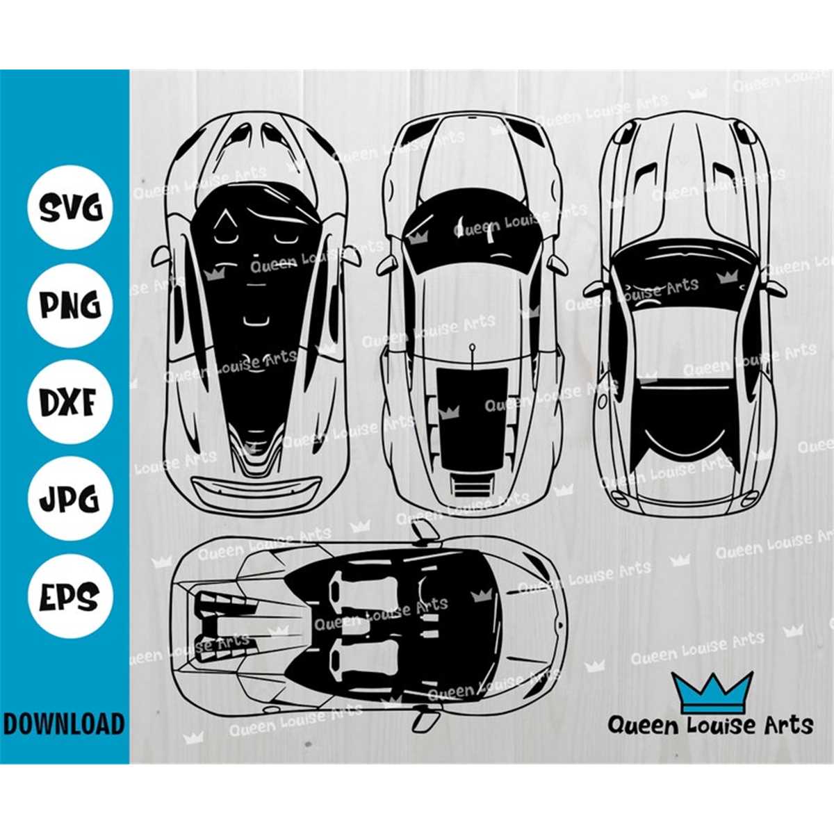 Sports car svg, Super Car svg, Racing Car svg, silhouette, e | Inspire ...
