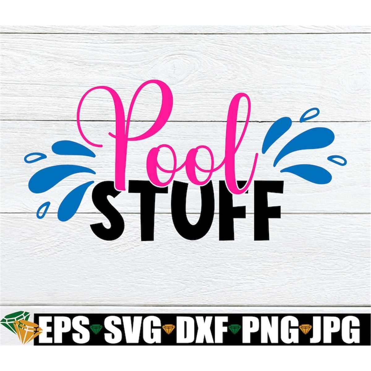 Pool Stuff, Pool Bag svg, Pool Tote SVG, Pool svg, Summer, P | Inspire ...