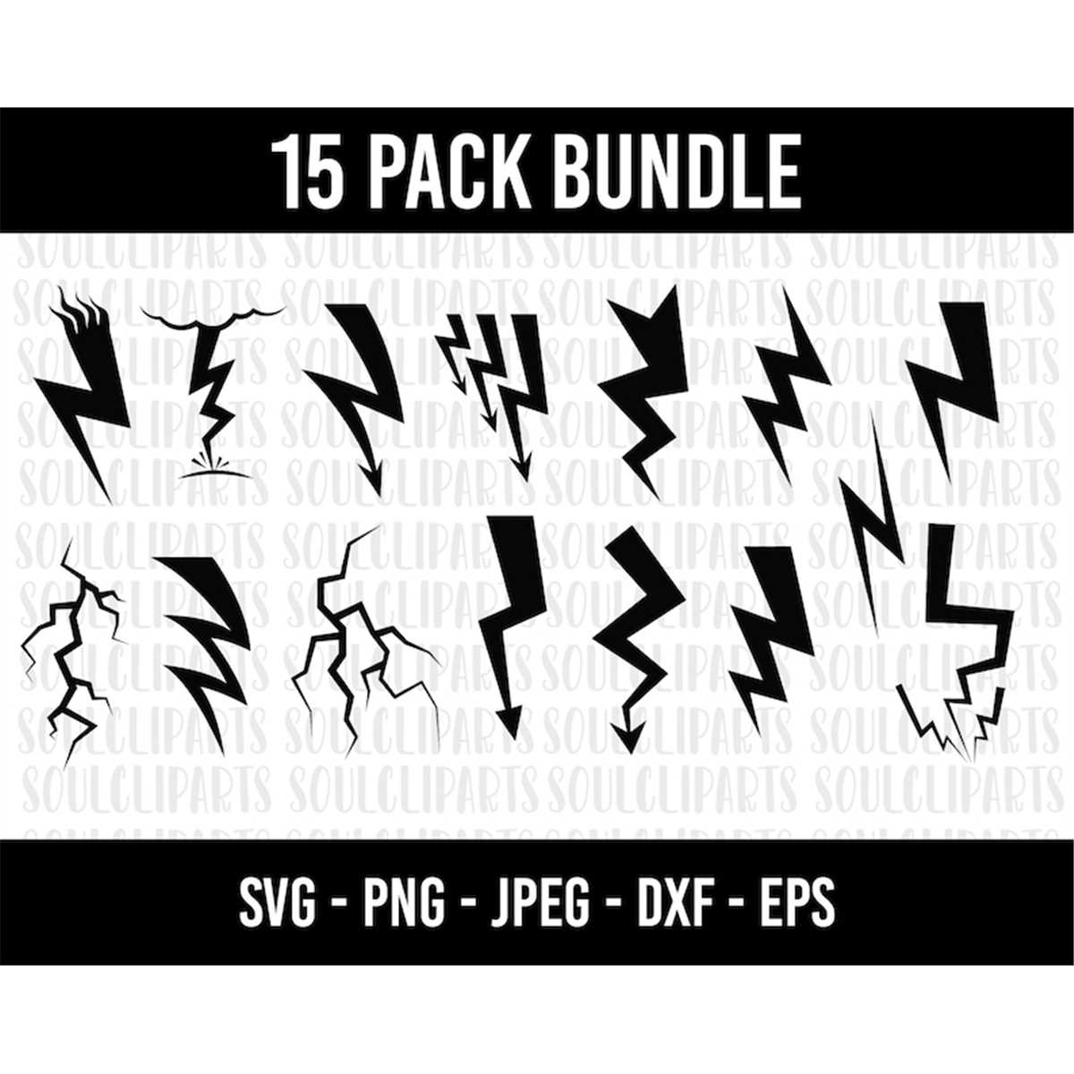 COD658- Lightening Bolt svg, Thunder Cut File, Flash svg, Li | Inspire Uplift