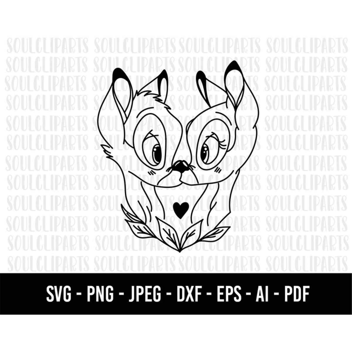 COD1044- Bambi Digital Files - Design Files - Cricut - SVG - | Inspire ...