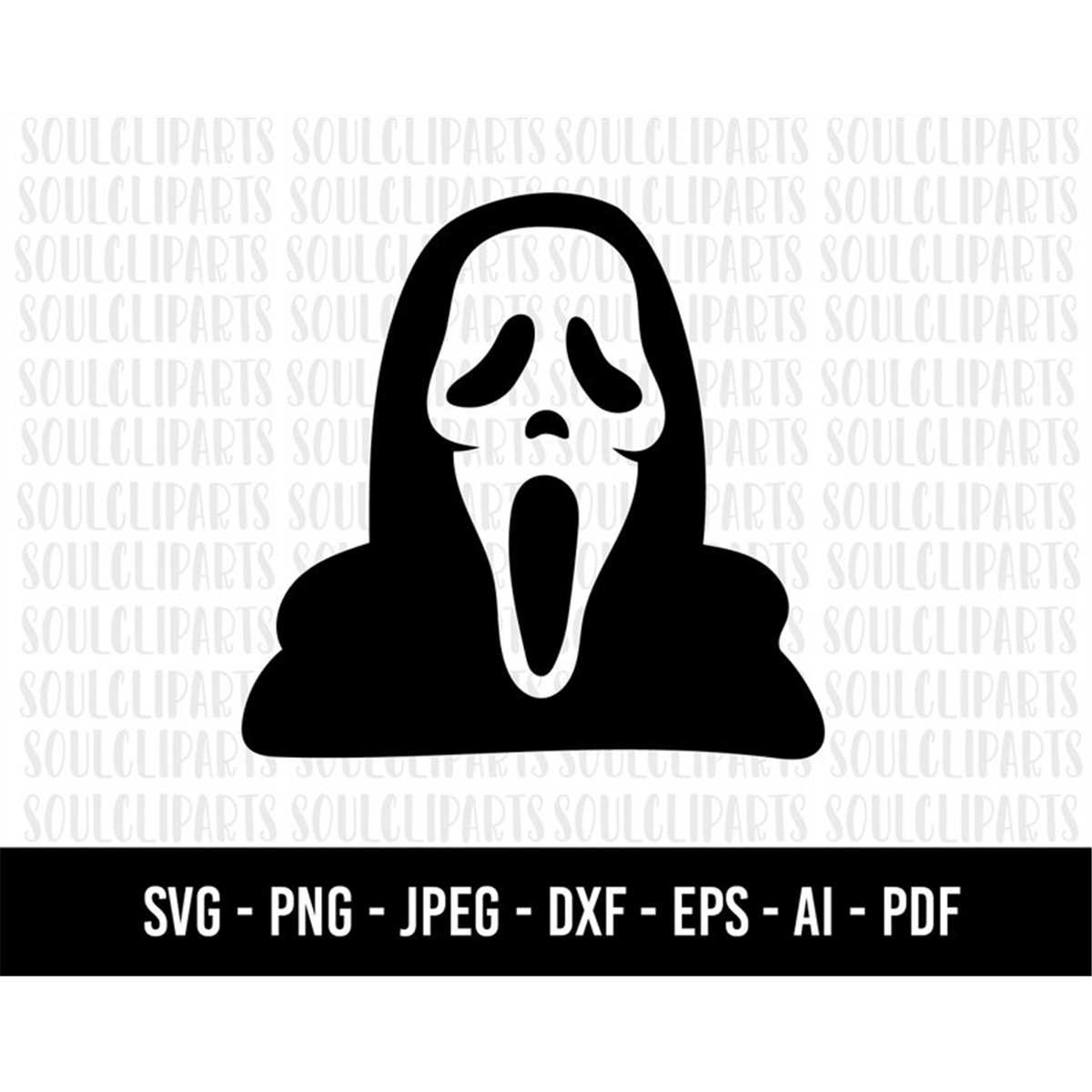 COD485- Scream face svg, Scream Movie Ghost Face, ghost face | Inspire ...