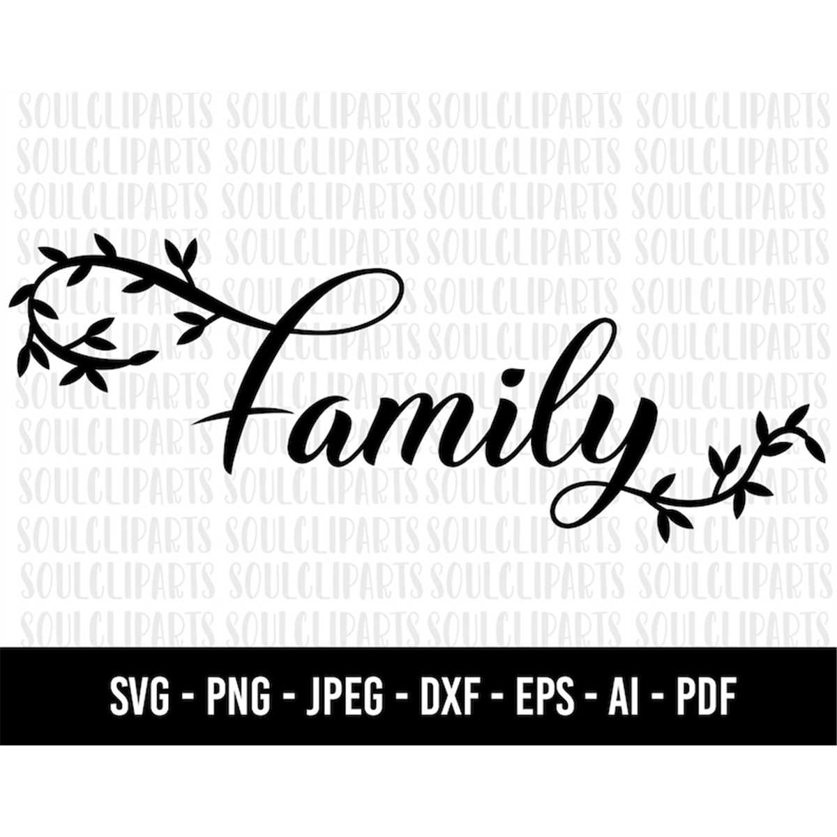 COD08-Family SVG/Family means love svg/Family Cursive SVG/Fa | Inspire ...