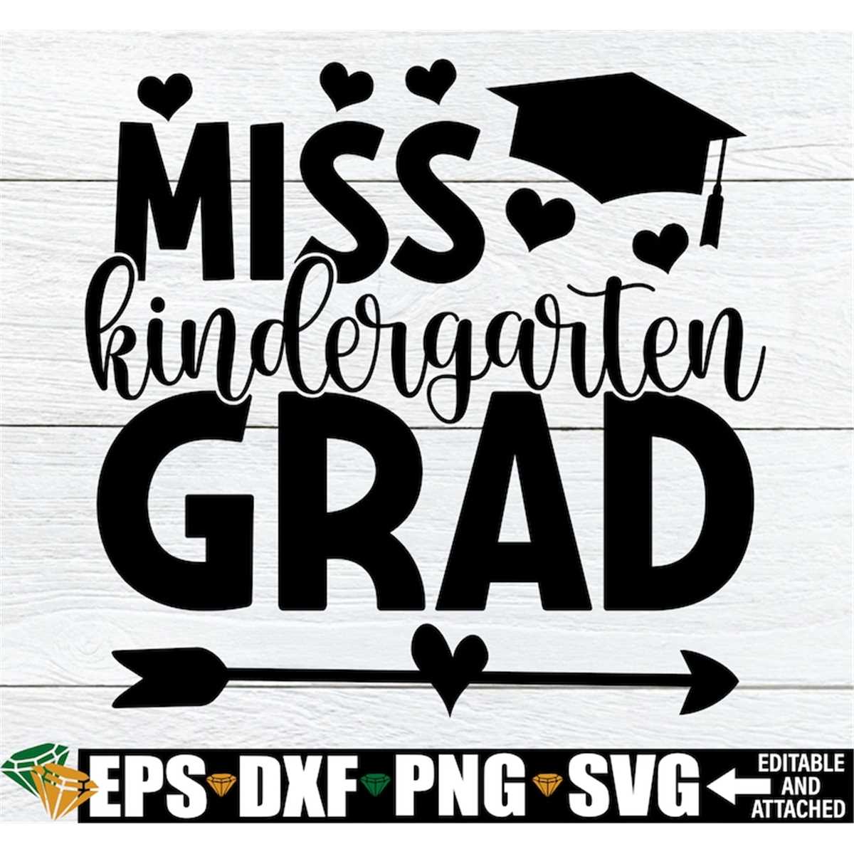 Miss Kindergarten Grad, Girls Kindergarten Graduation Shirt - Inspire ...