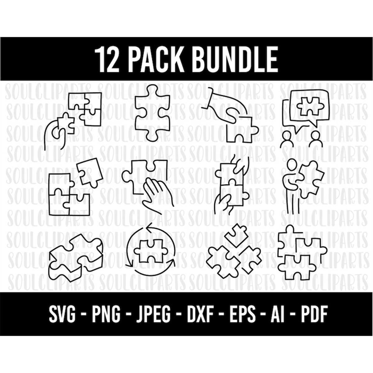 COD460- Puzzle svg Bundle, Puzzle SVG, Puzzle Piece Svg, Puz | Inspire ...