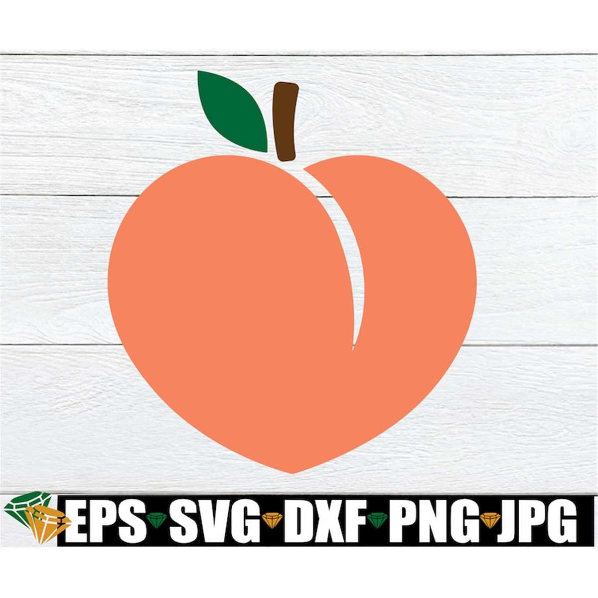 Peach svg, Summer Clipart, Summer svg, Peach Clipart, Peach - Inspire ...
