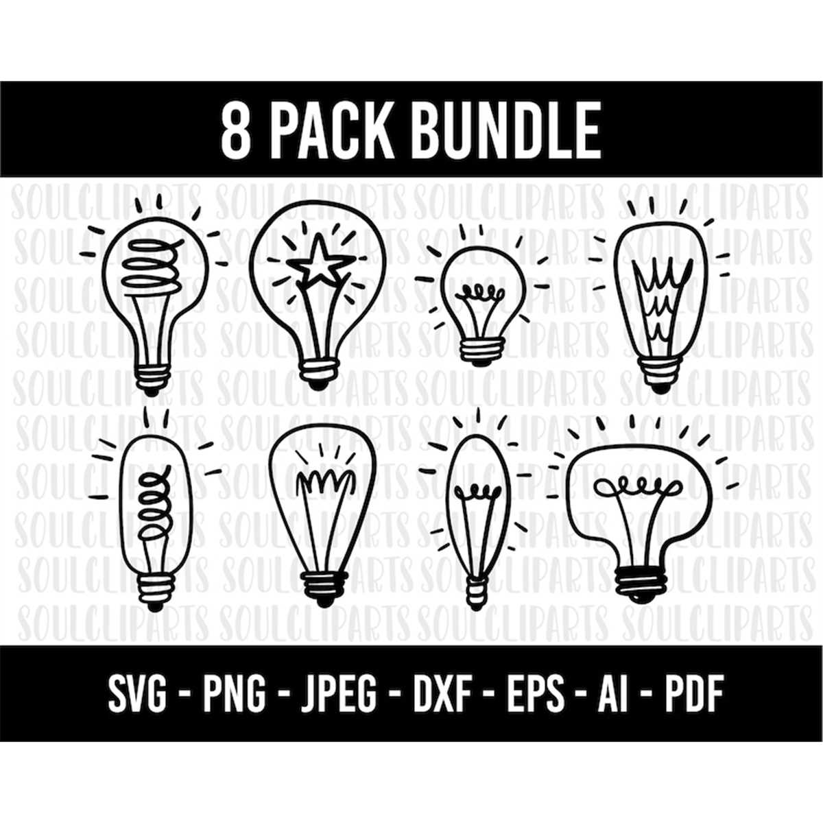COD892 -Light Bulb SVG, Coil Svg, Light Bulb Cricut, Incande | Inspire ...
