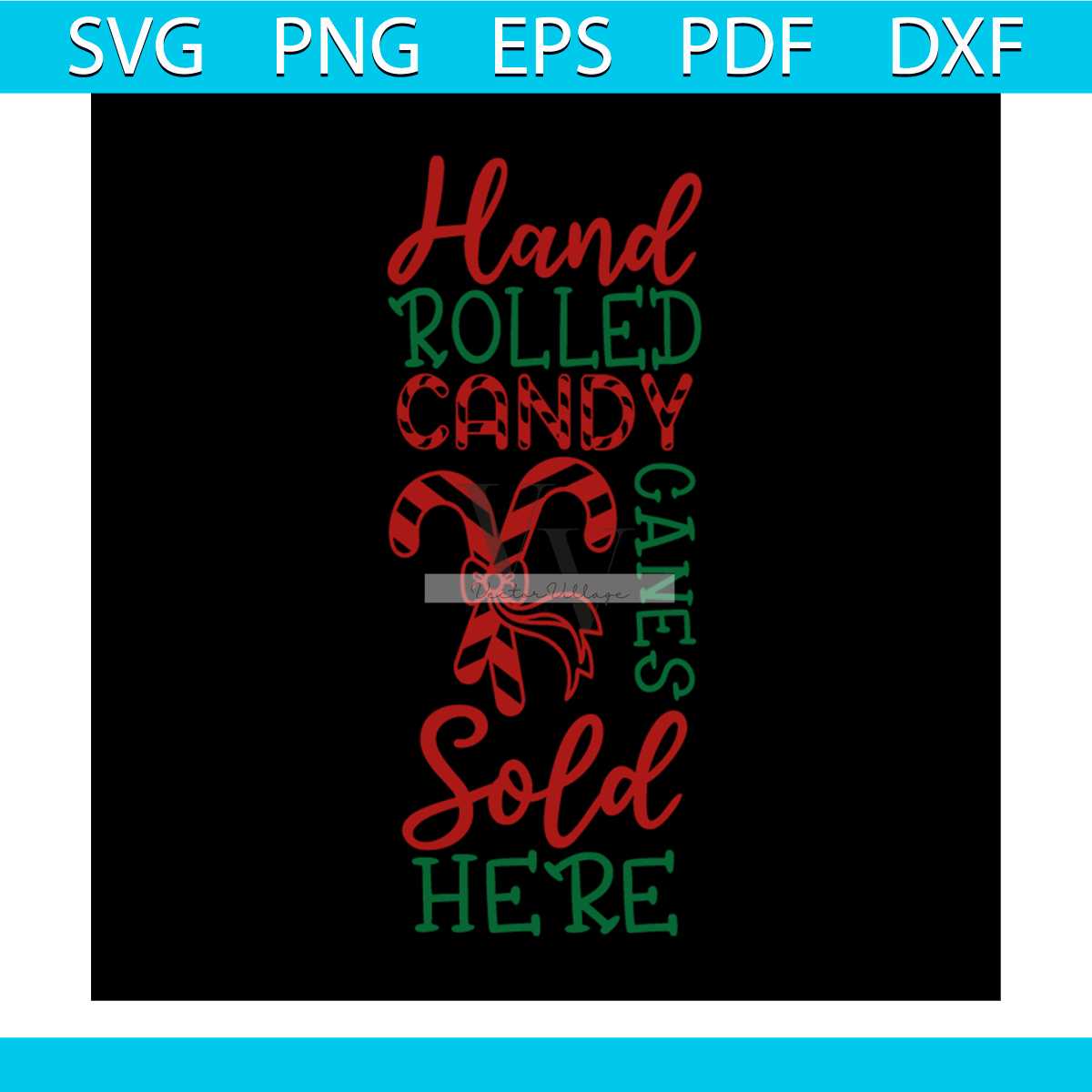 Hand Rolled Candy Canes Sold Here Svg, Christmas Svg, Candy | Inspire ...