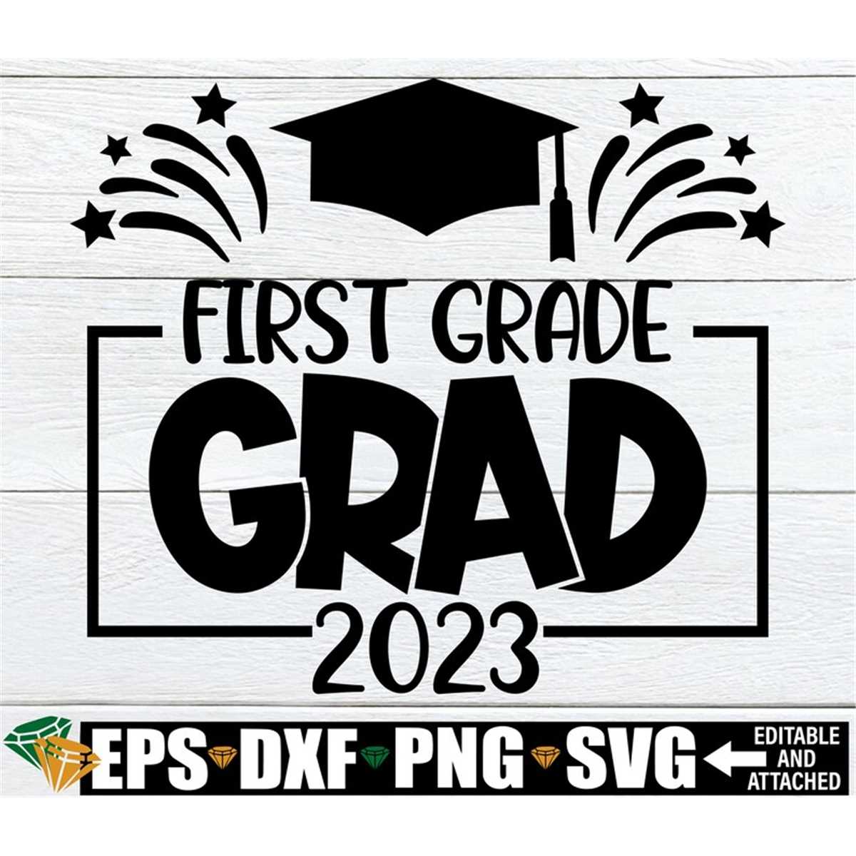 First Grade Grad, First Grade Graduation, 1st Grade Grad, 1s - Inspire ...