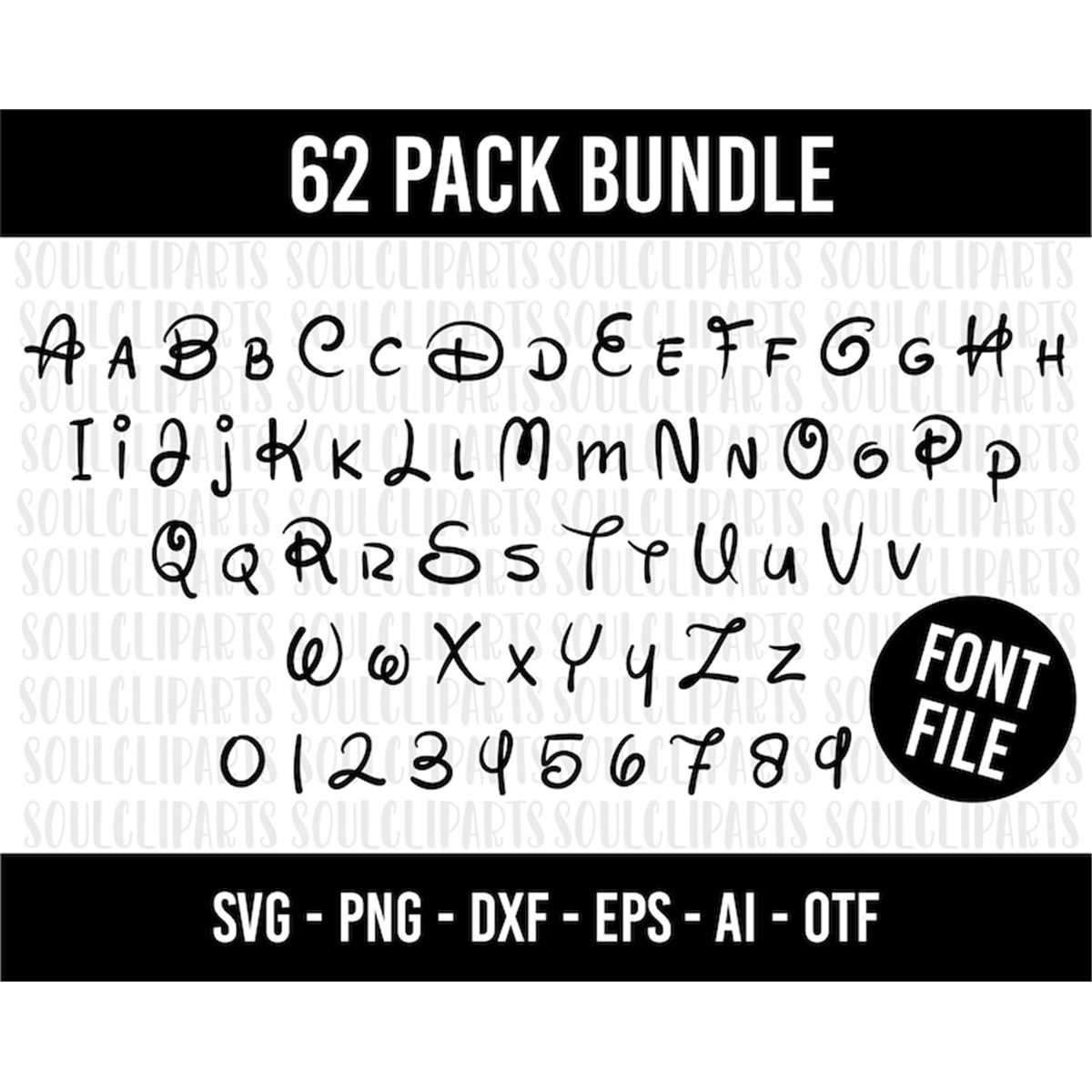 COD851- Mouse Alphabet SVG, Mouse Font SVG, Letters SVG, Cus - Inspire ...